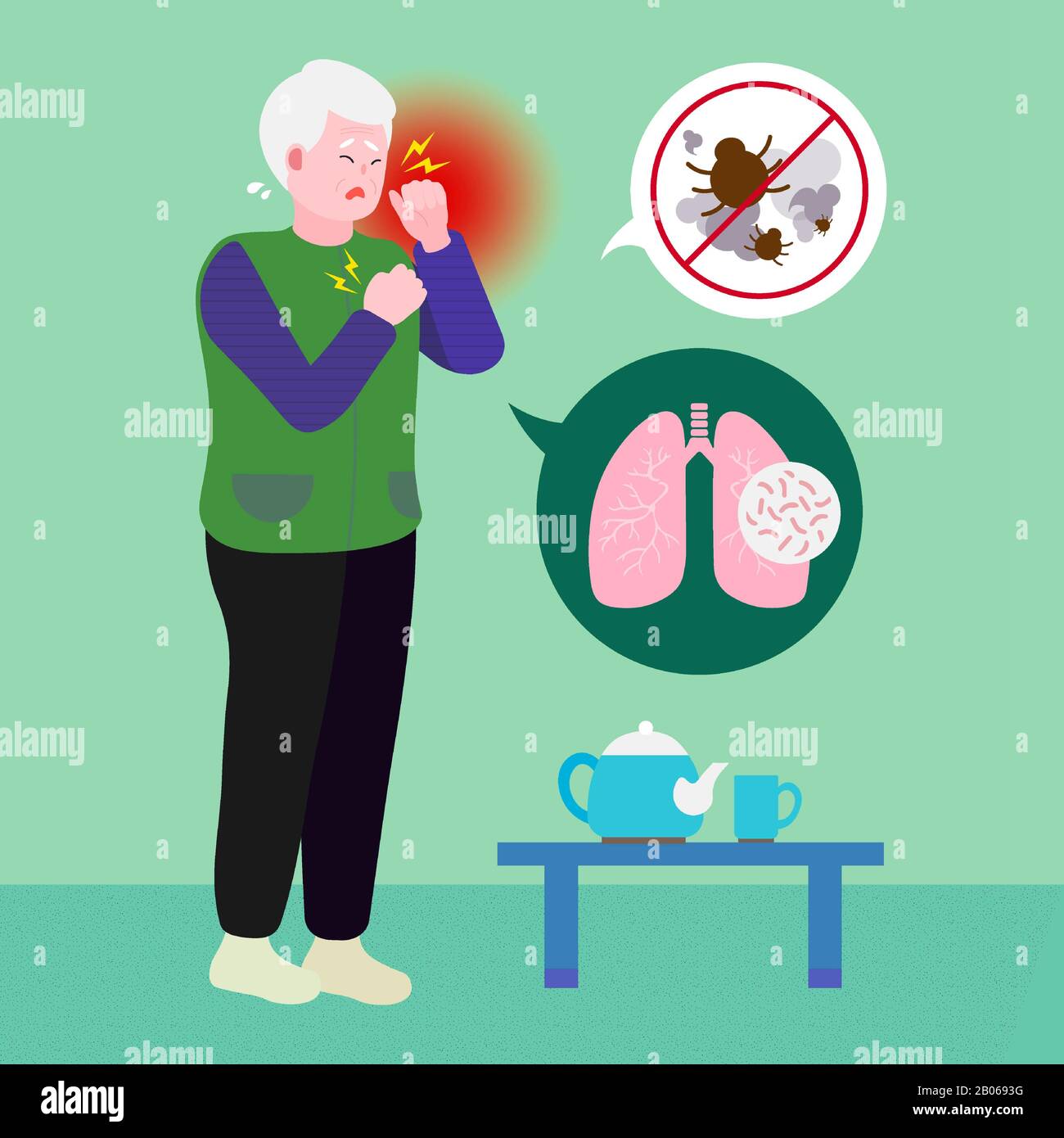 Geriatric patient, healthcare for seniors concept illustration 014 ...