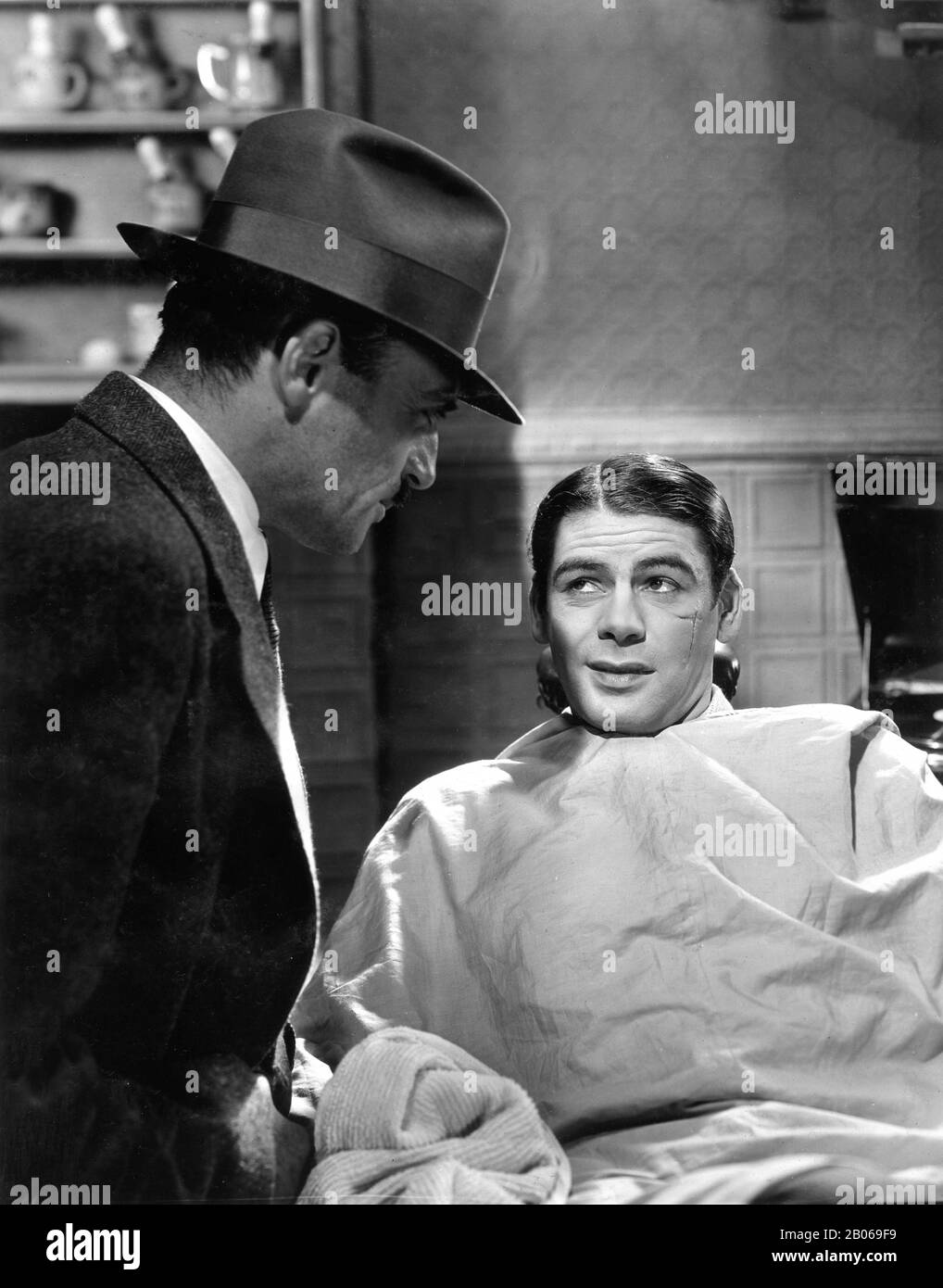 C. HENRY GORDON and PAUL MUNI as Tony Camonte in SCARFACE 1932 ...