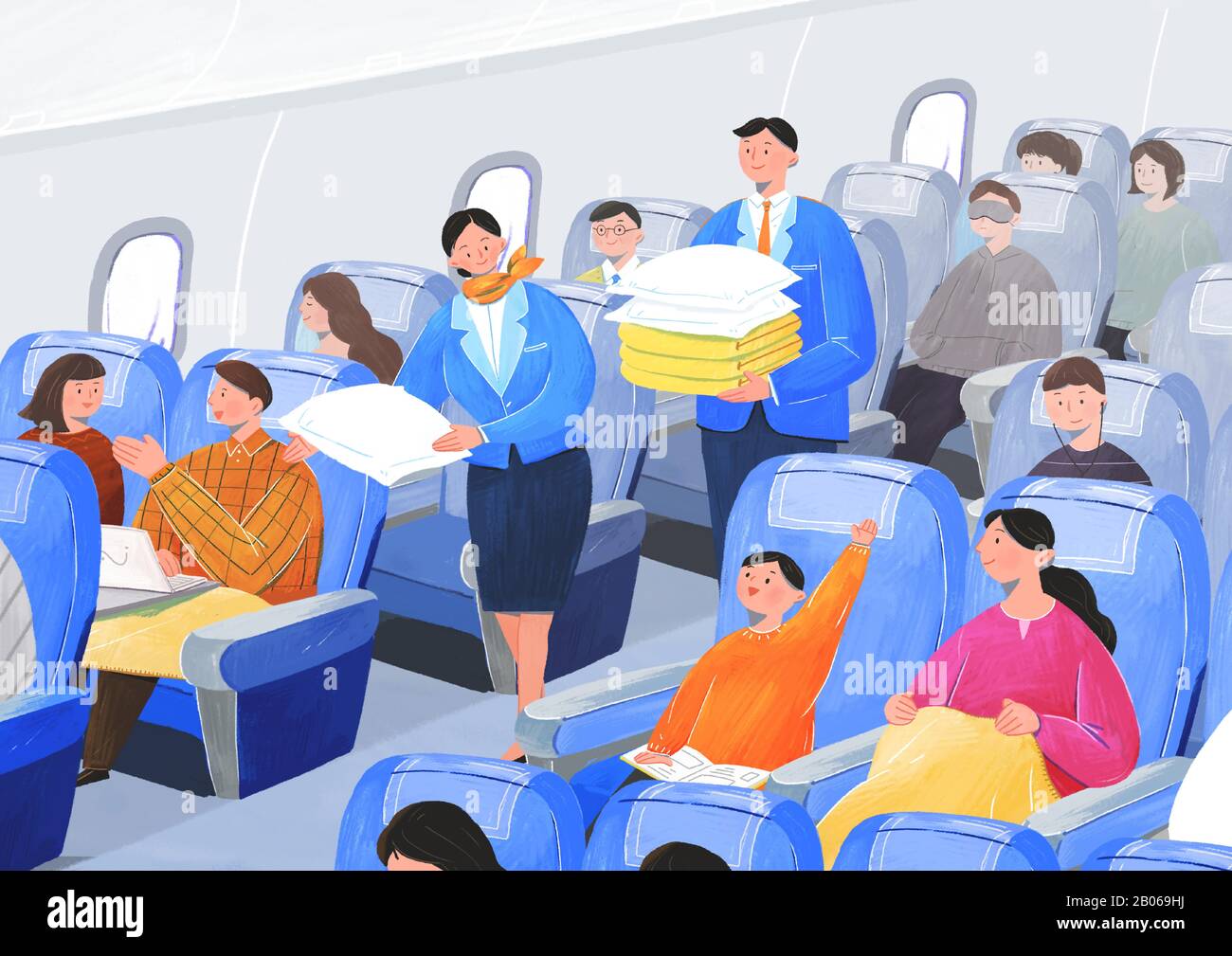 Airplane Aisle Clipart