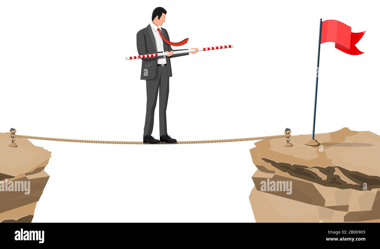 Tightrope walking stick hi-res stock photography and images - Alamy