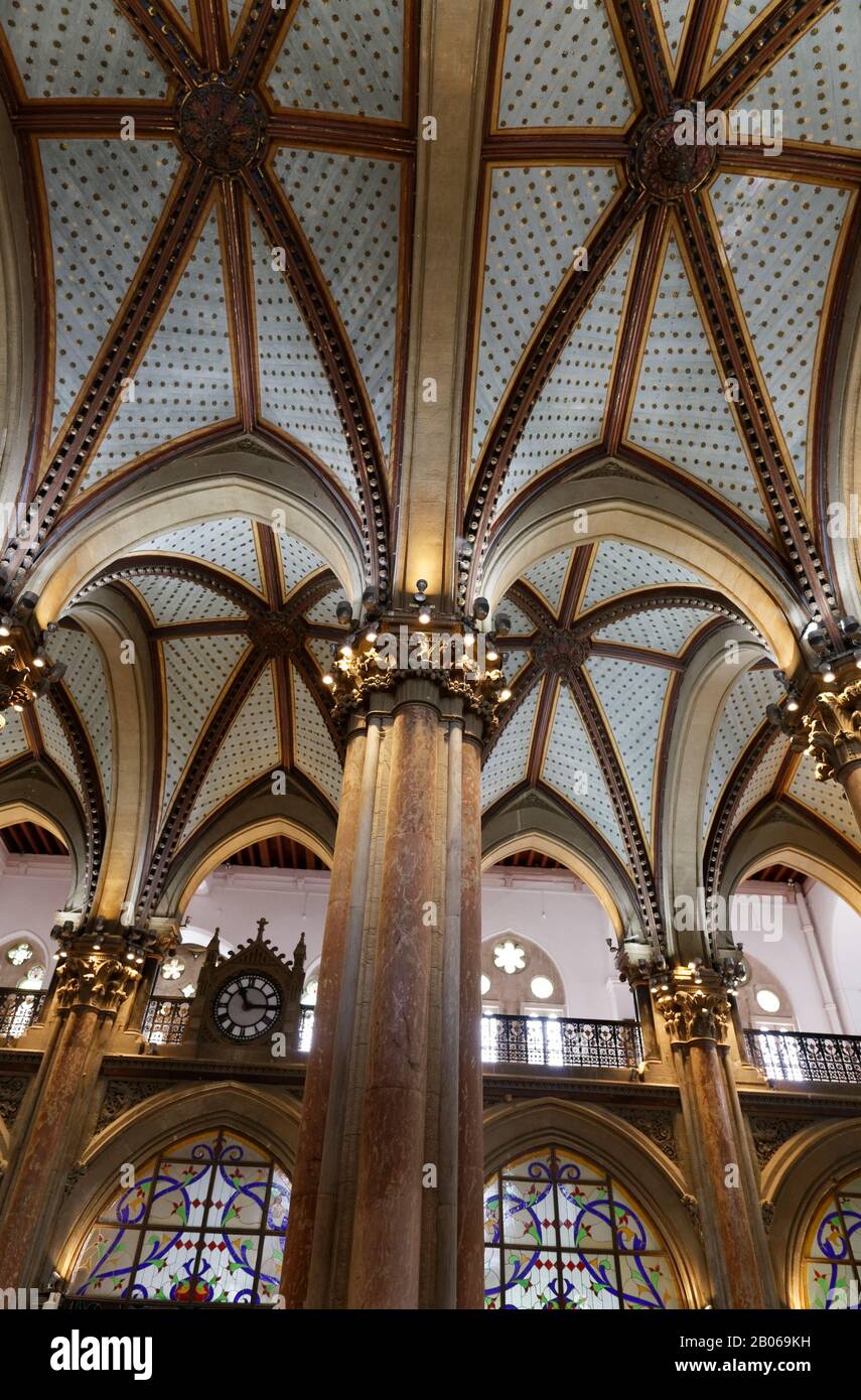 Chhatrapati Shivaji Maharaj Terminus interior, previously the Victoria ...