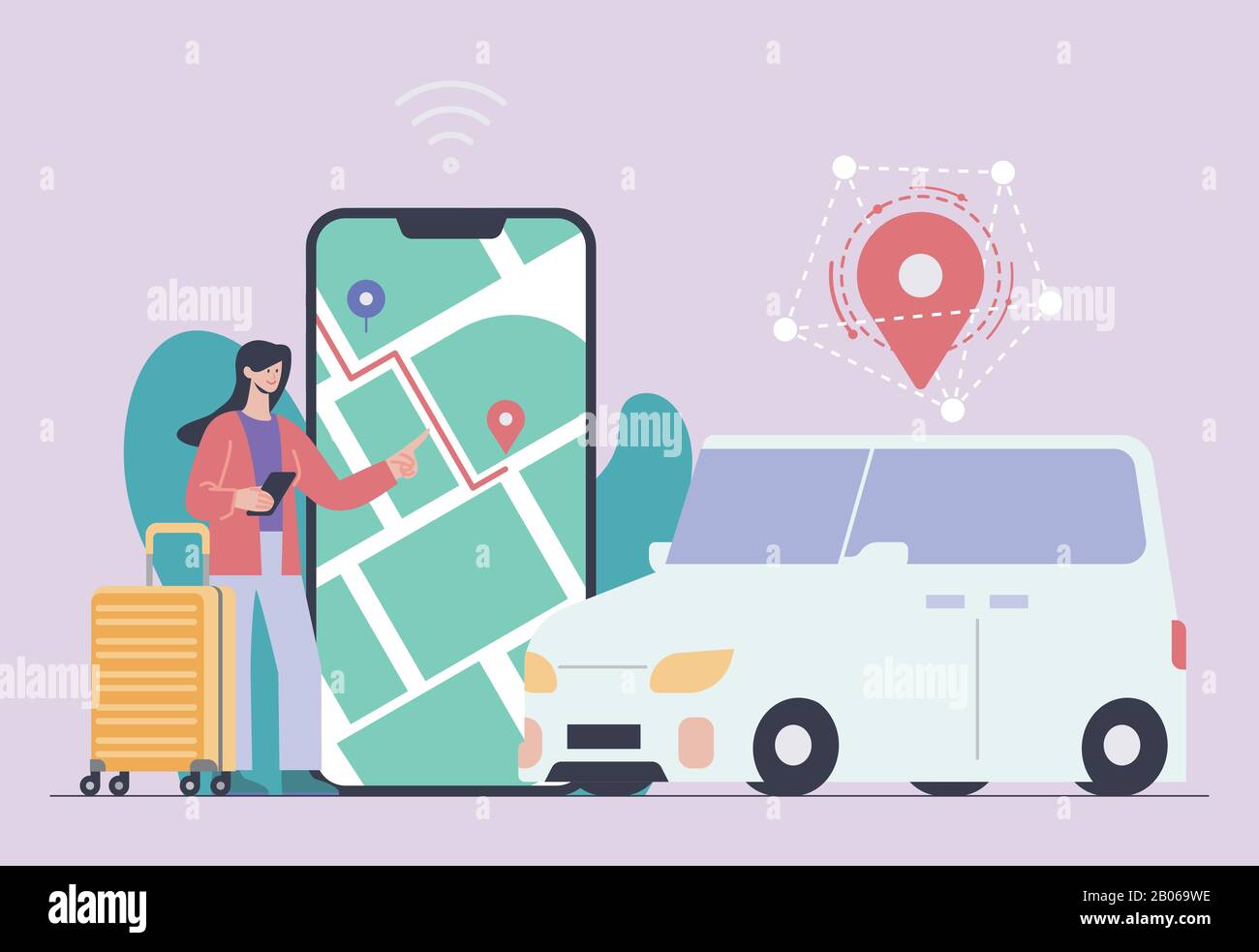 Sharing economy and smart consumption concept illustration 004 Stock ... Sharing economy and smart consumption concept illustration 004 Stock ...