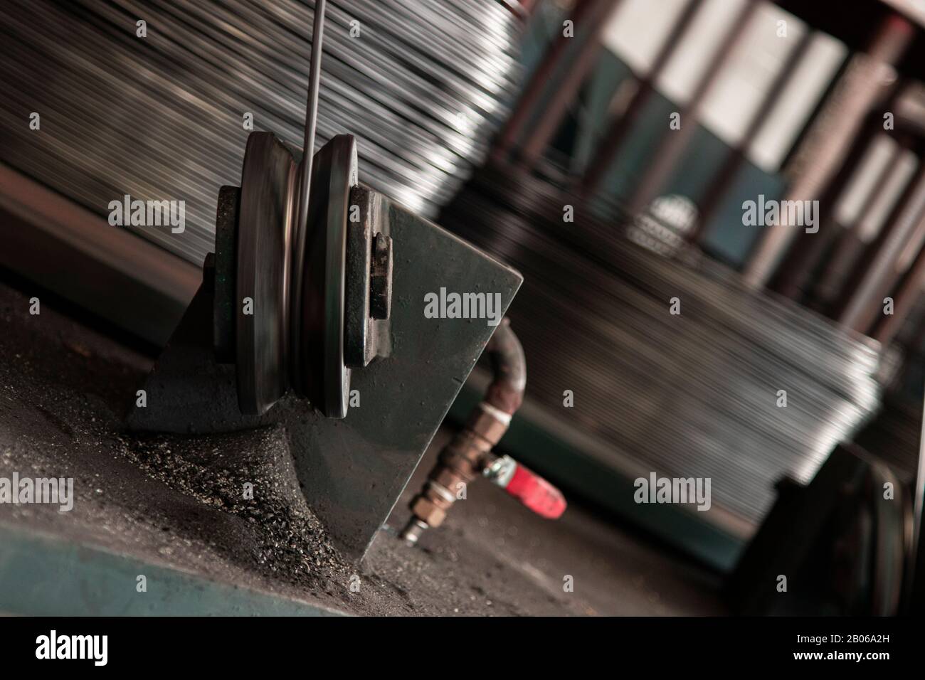 Wire mass production Stock Photo - Alamy