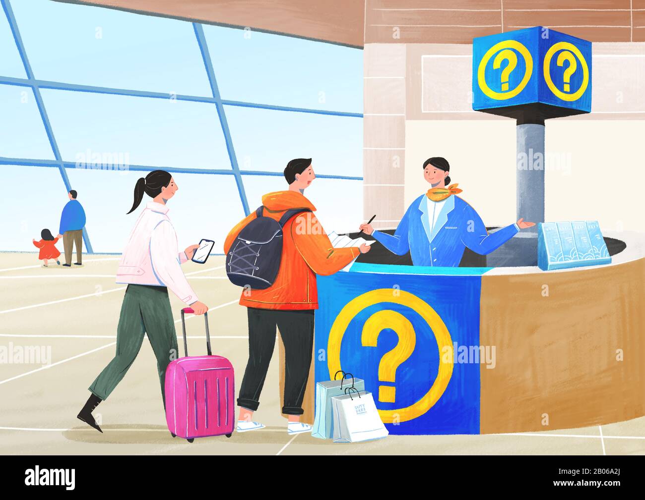 Airplane question mark hi-res stock photography and images - Alamy