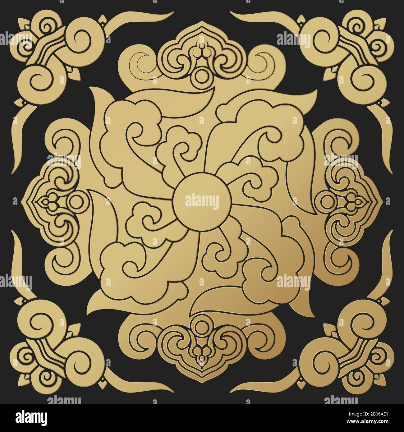 Cross section gold Stock Vector Images - Alamy