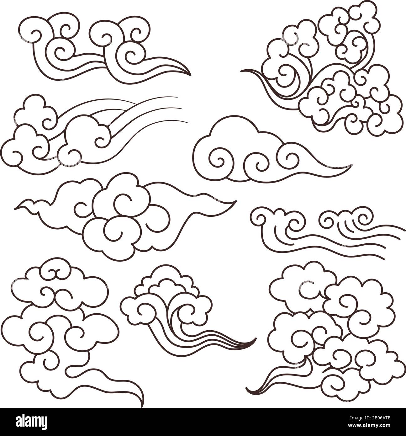 Korean traditional patterns, ornaments and symbols in asian design ...