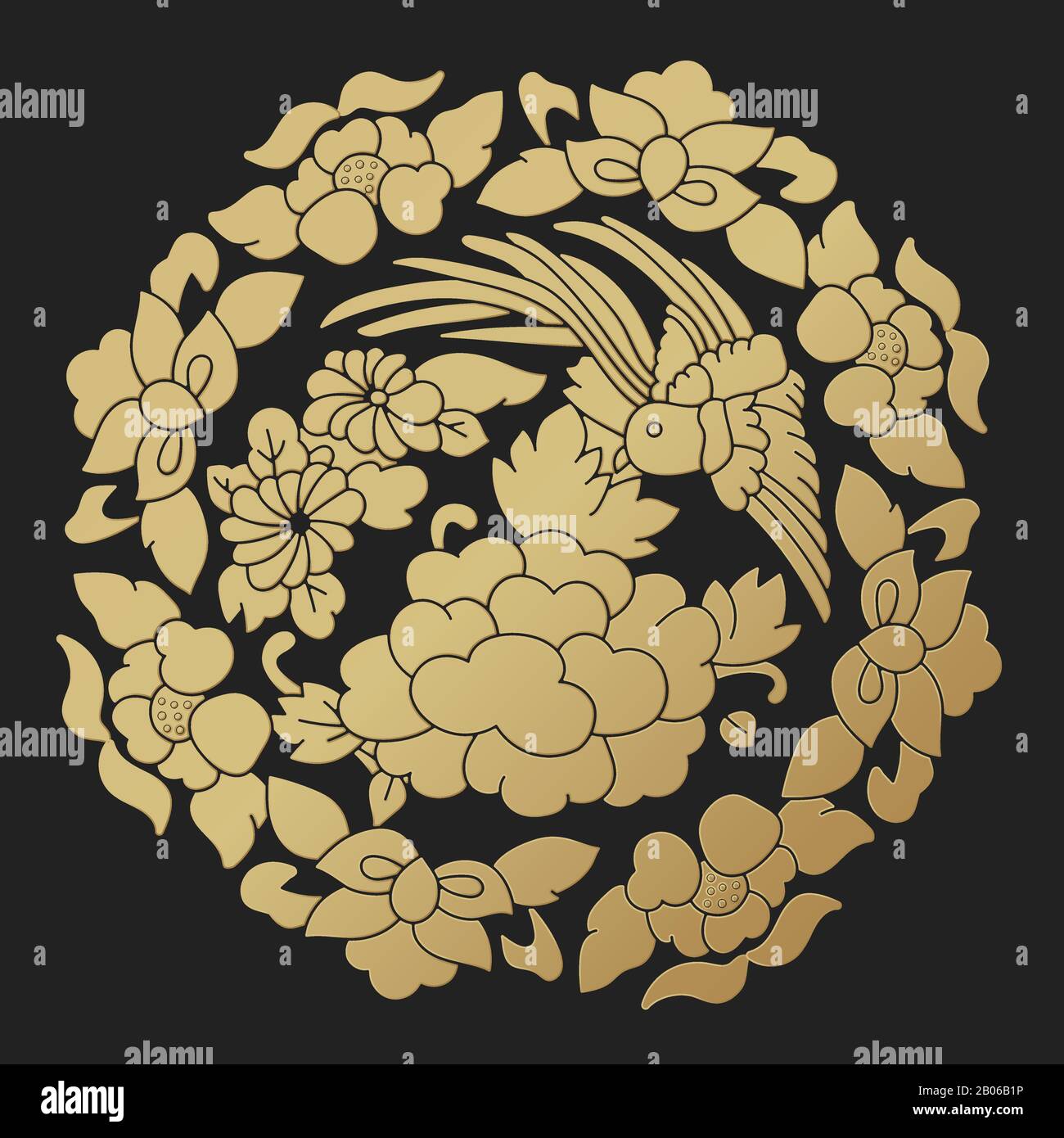 Korean traditional patterns, ornaments and symbols in asian design ...