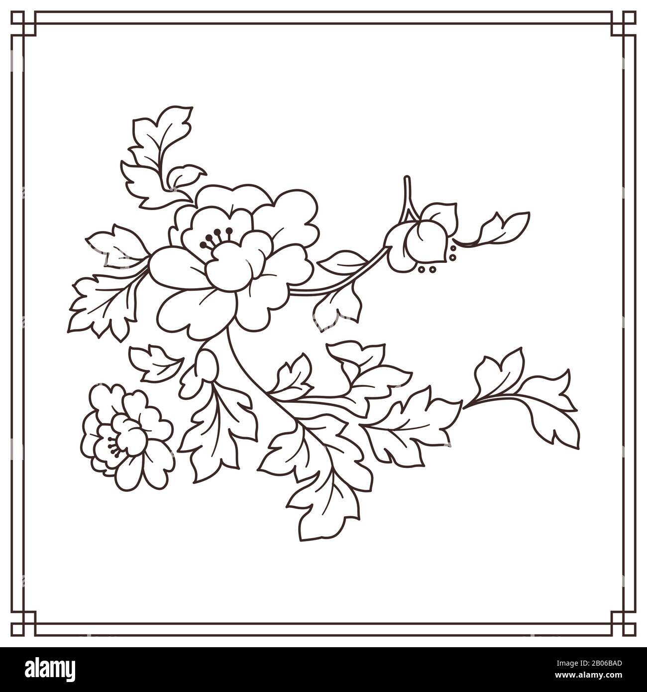 Korean traditional patterns, ornaments and symbols in asian design ...