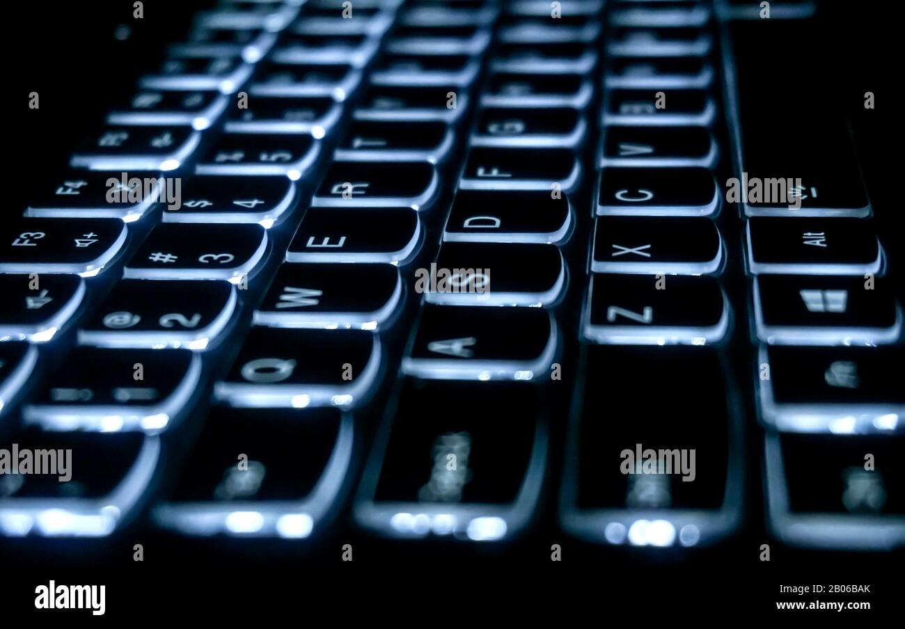 Black keyboard keys background with white letters background hi-res ...
