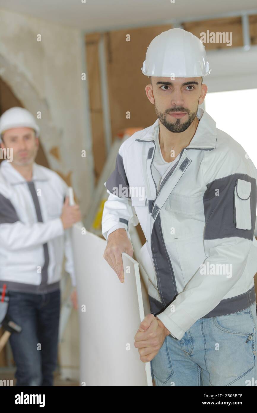 50s male contractor hi-res stock photography and images - Alamy