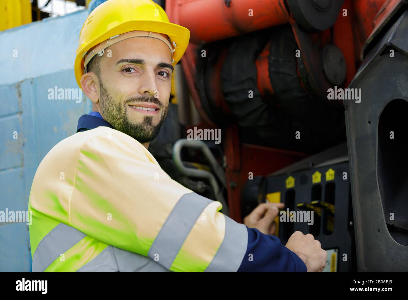 construction worker ready for job Stock Photo - Alamy