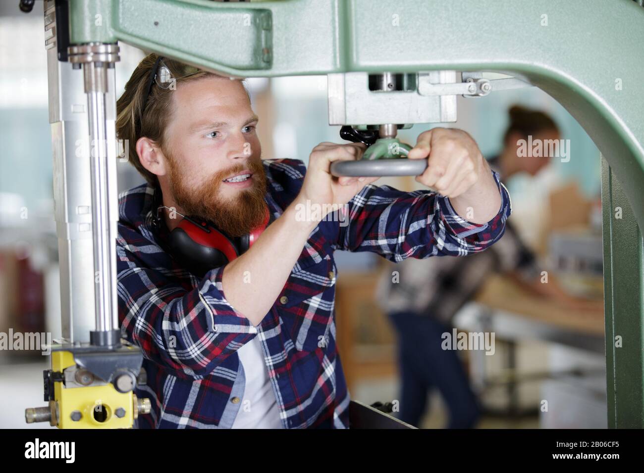 Man turning valve in hi-res stock photography and images - Alamy