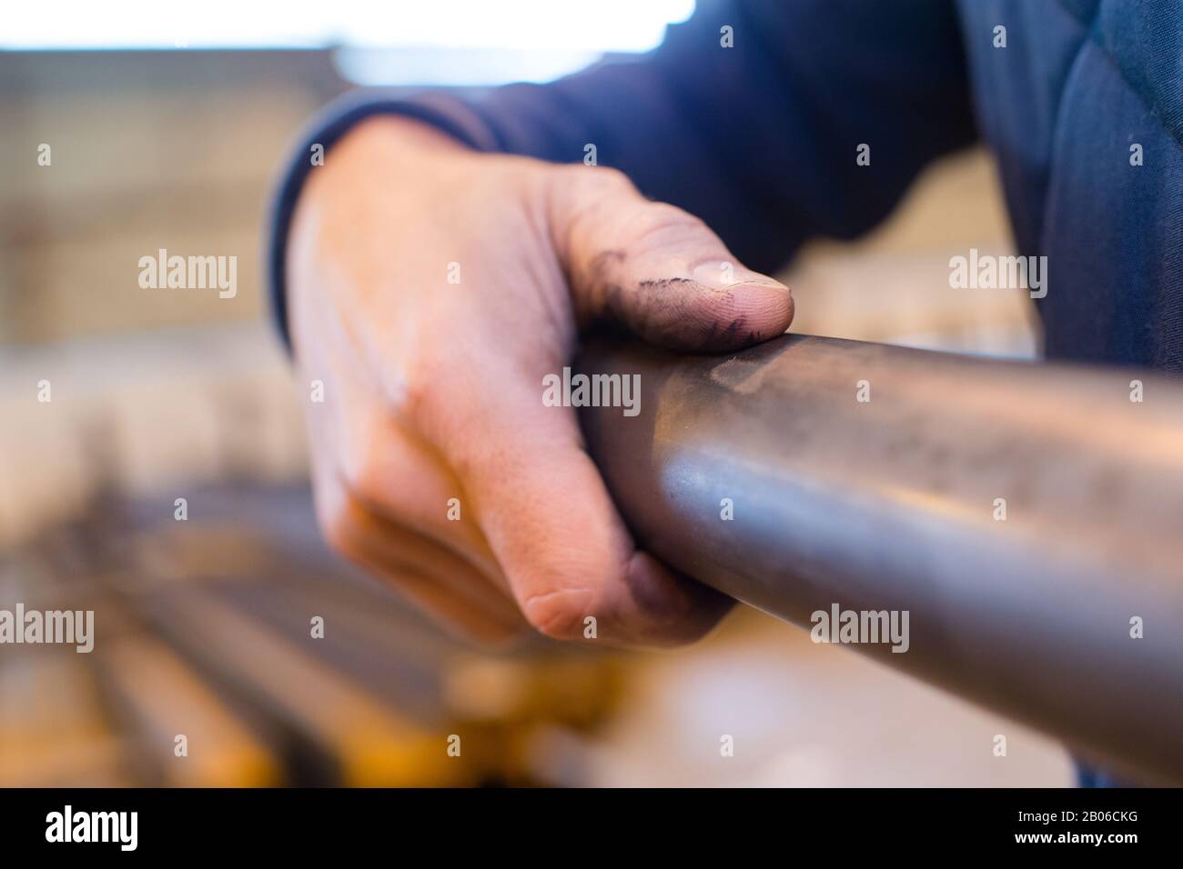 grease from the metal bars Stock Photo - Alamy