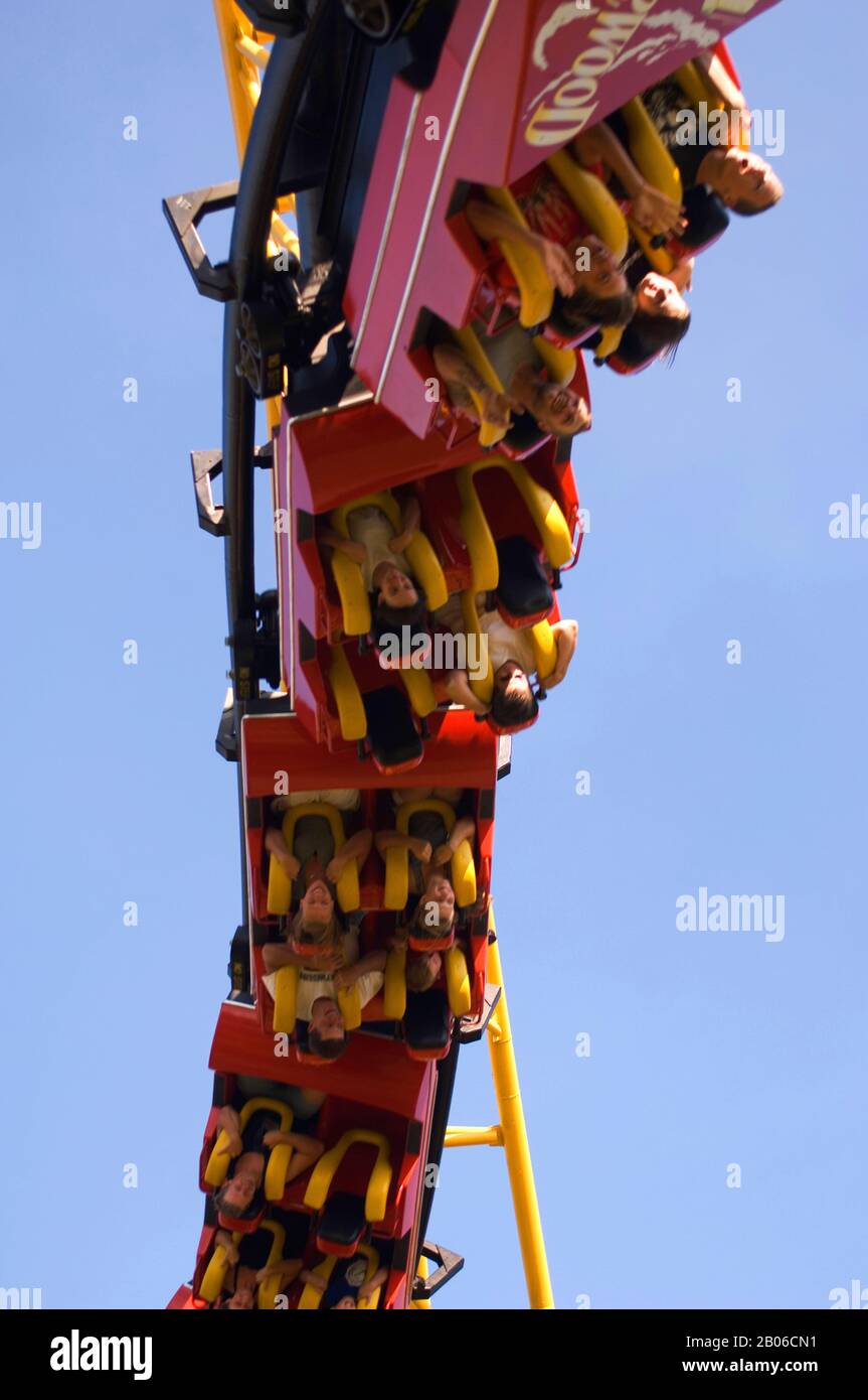Usa Idaho Near Coeur Dalene Silverwood Theme Park The Corkscrew