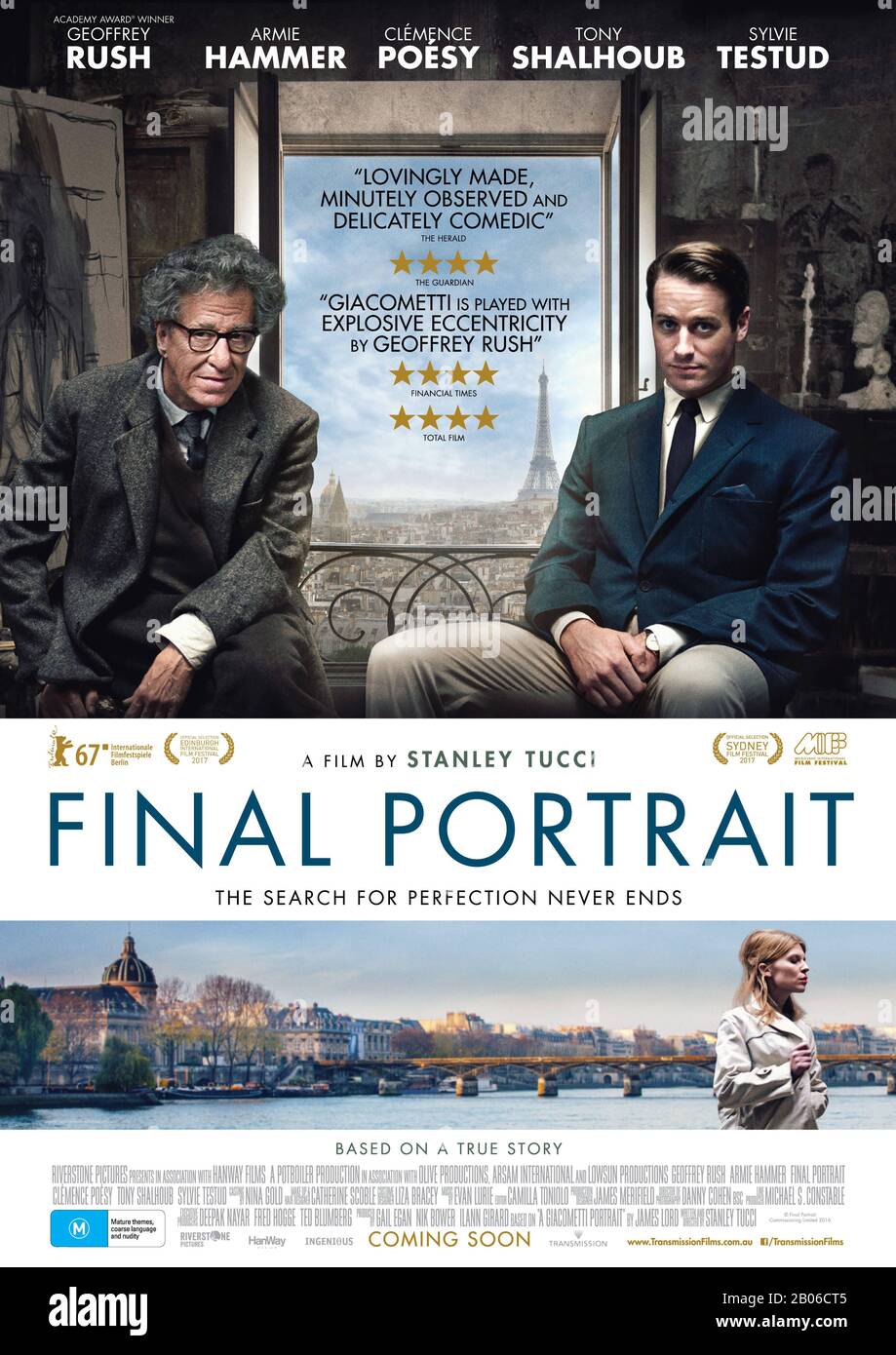 RELEASE DATE: March 23, 2018 TITLE: Final Portrait STUDIO: Sony ...