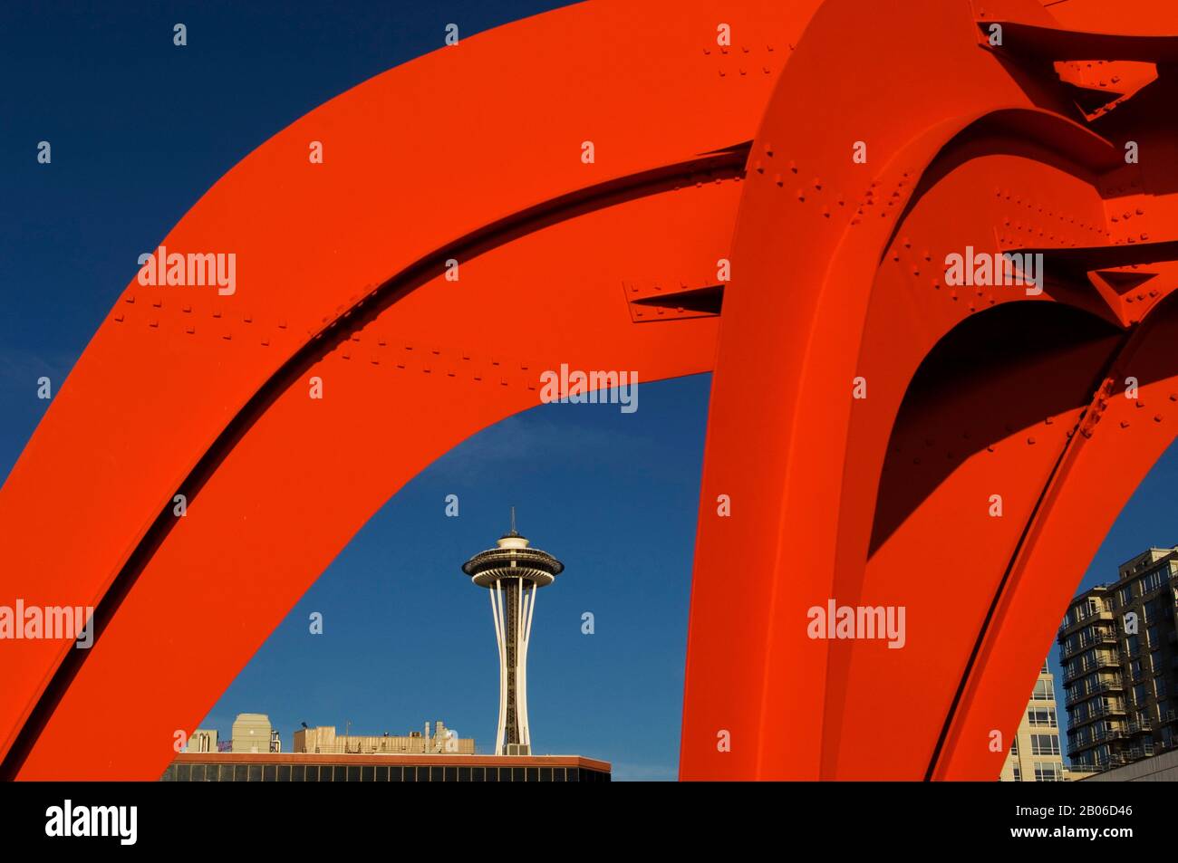 USA, WASHINGTON STATE, SEATTLE, OLYMPIC SCULPTURE PARK, EAGLE BY ...