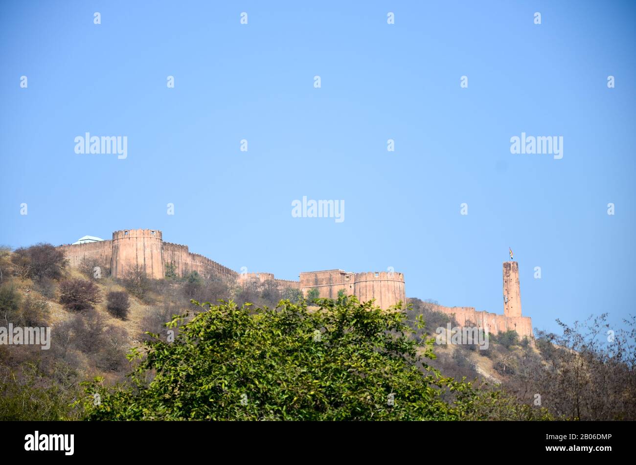 Nahargarh Fort or Tiger Fort in Jaipur, Rajasthan, India Stock Photo ...