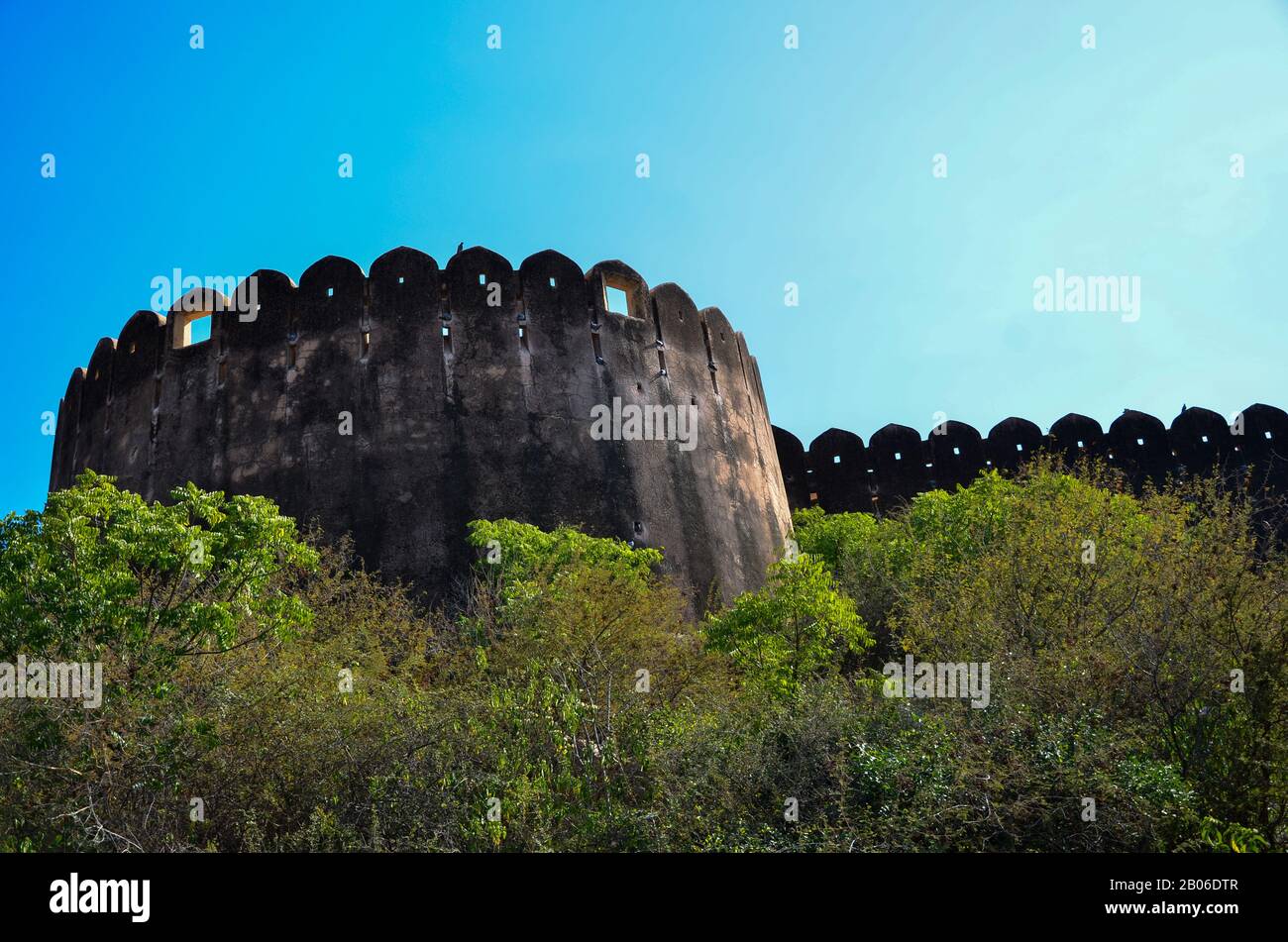 Nahargarh Fort or Tiger Fort in Jaipur, Rajasthan, India Stock Photo ...