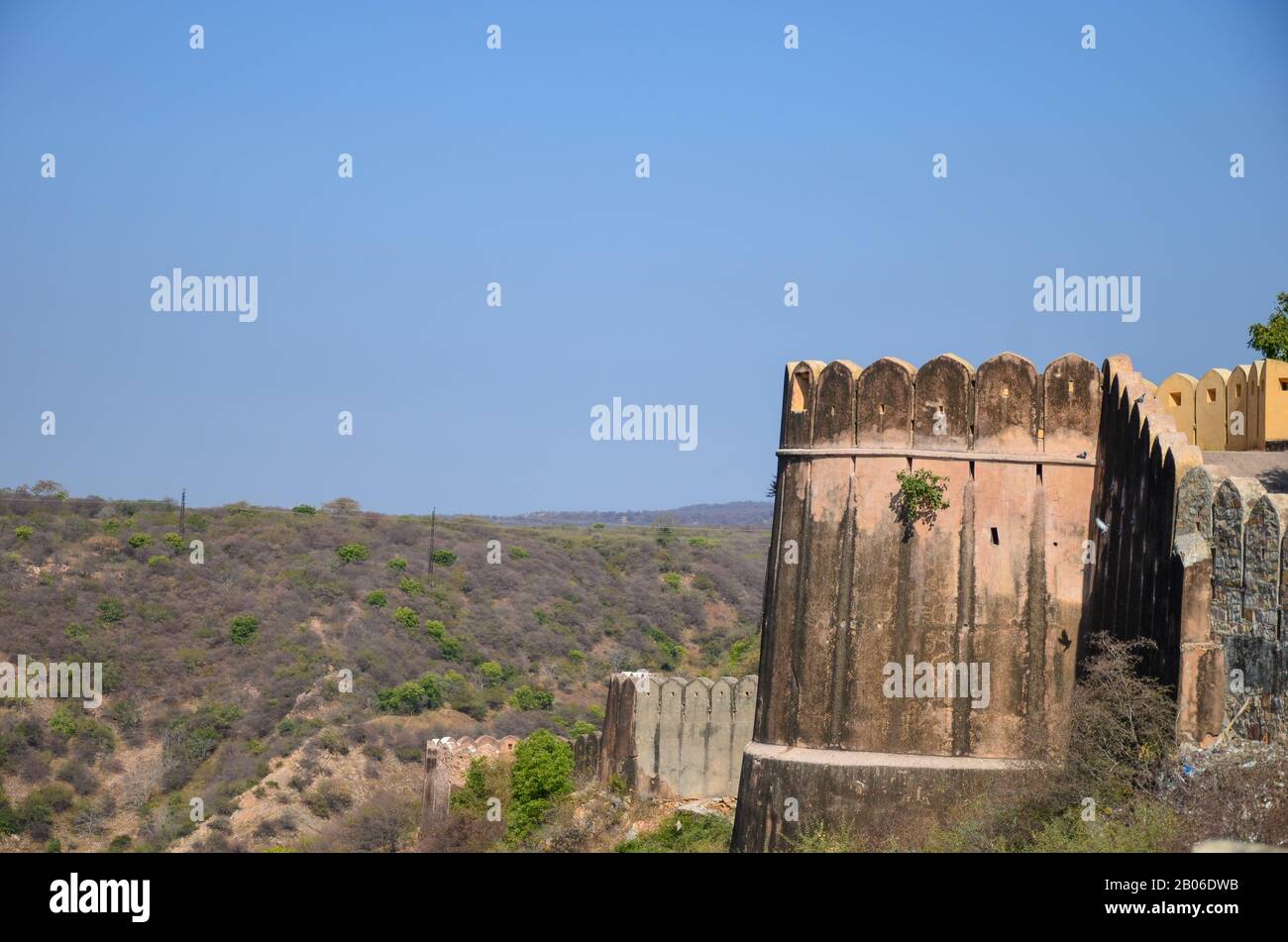 Nahargarh Fort or Tiger Fort in Jaipur, Rajasthan, India Stock Photo ...