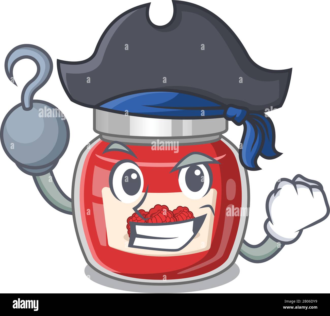 Cute raspberry jam mascot design with a hat Stock Vector Image & Art ...