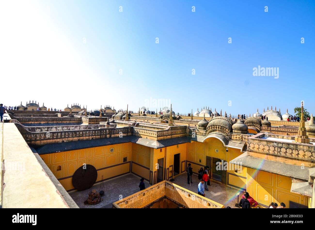 Nahargarh Fort or Tiger Fort in Jaipur, Rajasthan, India Stock Photo ...