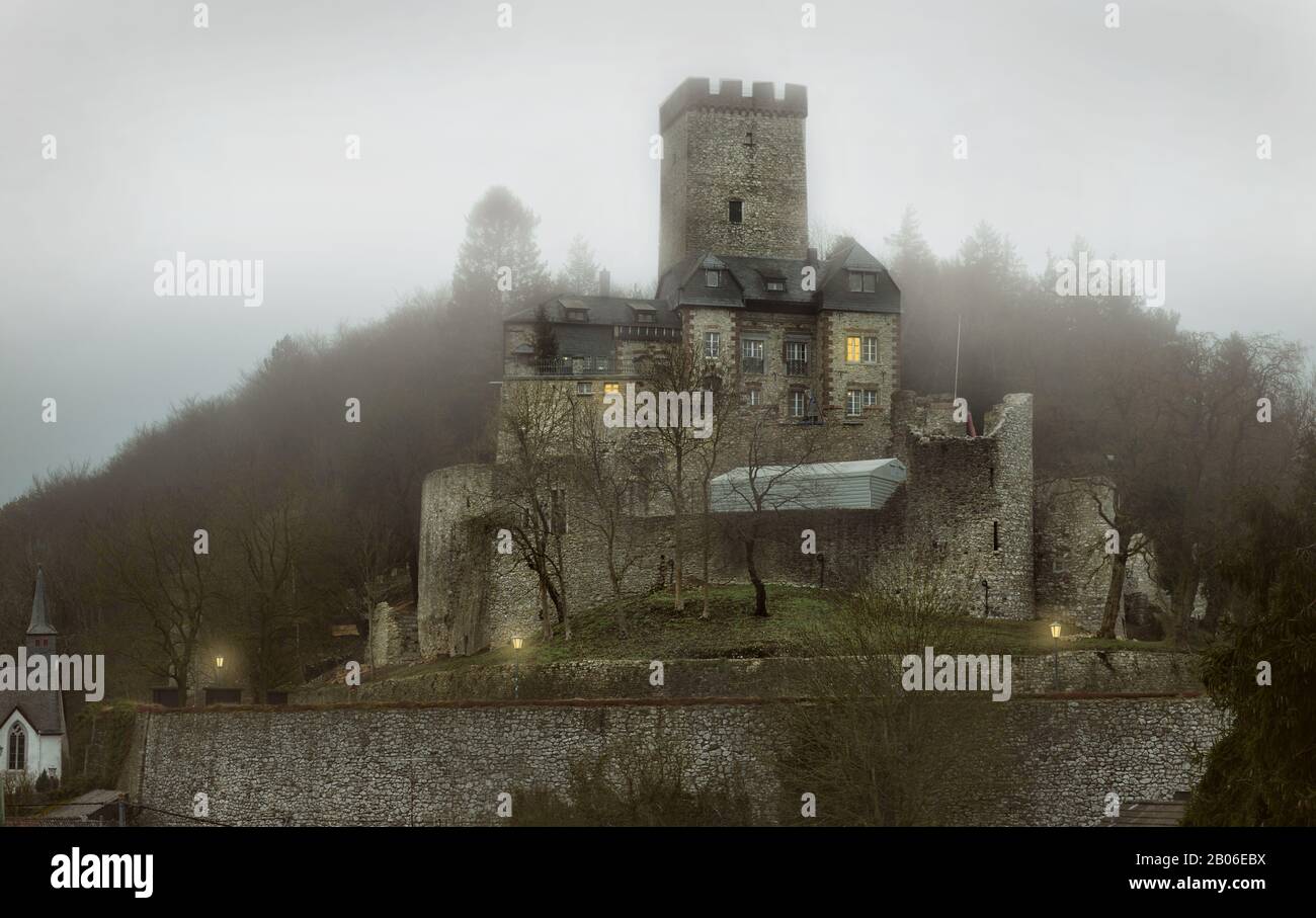 Kerpen Castle in the Eifel in Germany Stock Photo - Alamy