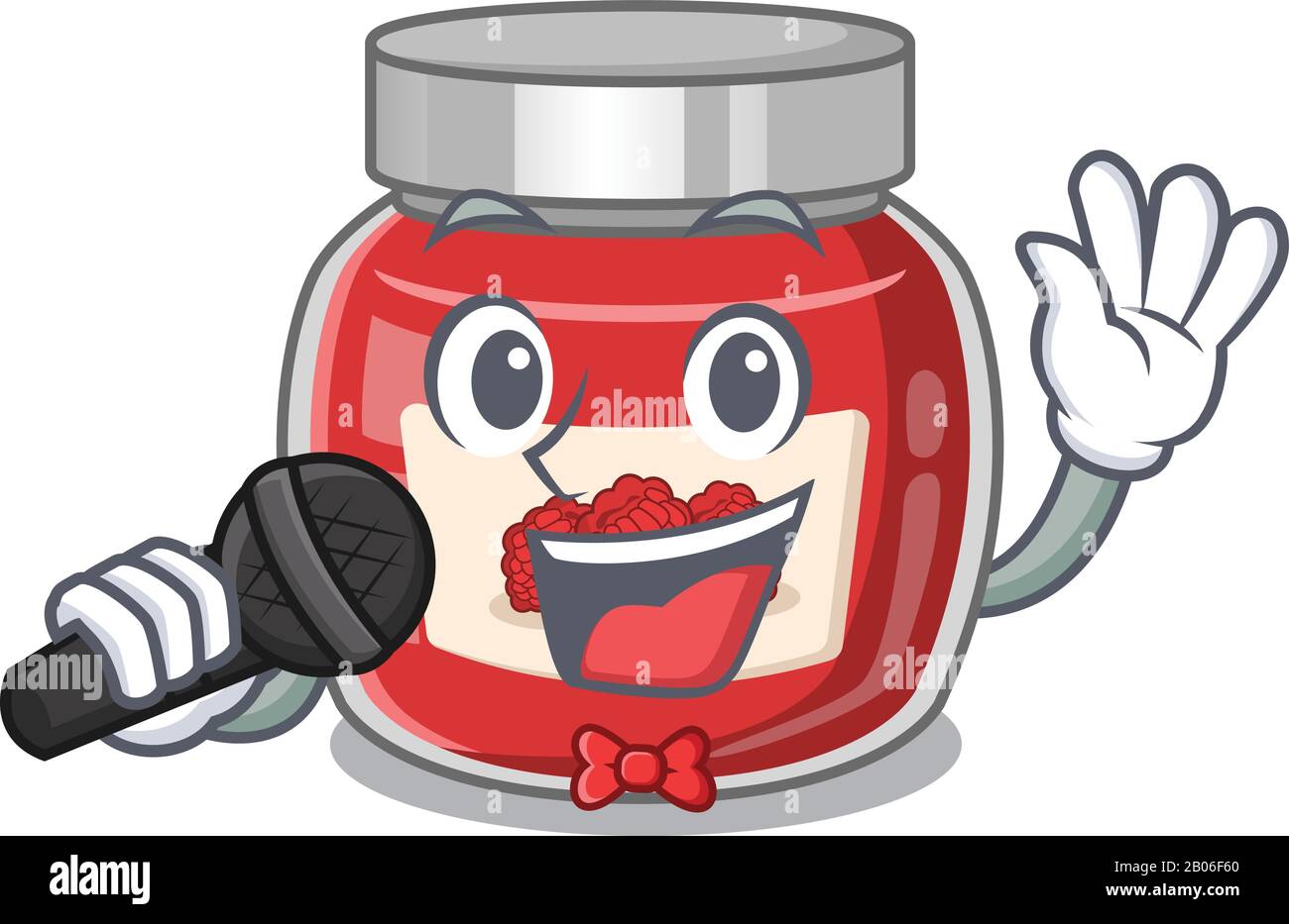 Cartoon raspberry sing Cut Out Stock Images & Pictures - Alamy