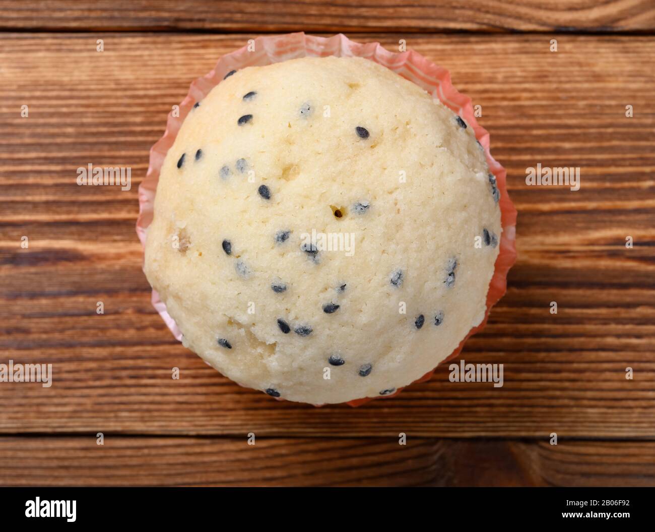 top view traditional Chinese bun on a wood table Stock Photo - Alamy