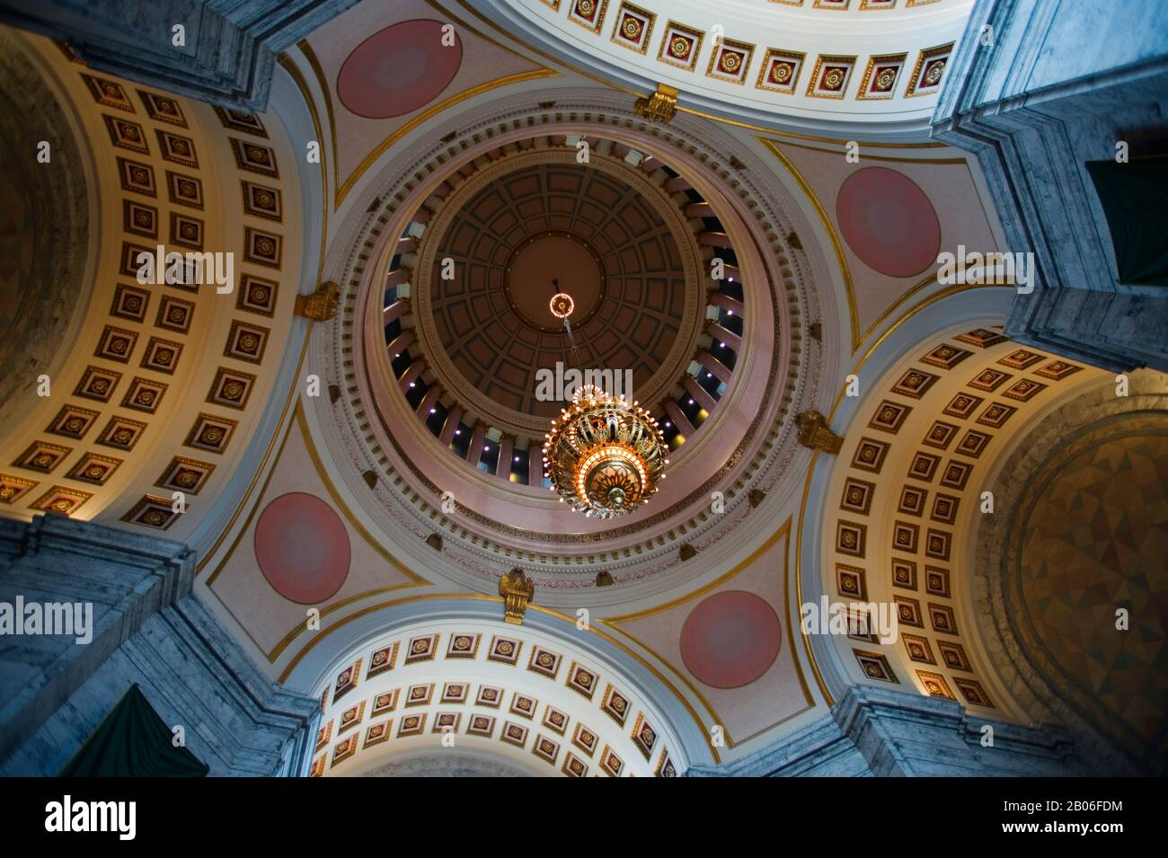 USA, WASHINGTON STATE, OLYMPIA, STATE CAPITOL BUILDING, INTERIOR ...