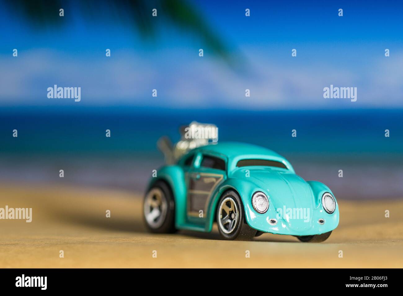 Volkswagen beetle enjoying the sunset on a lovely beach Stock Photo - Alamy