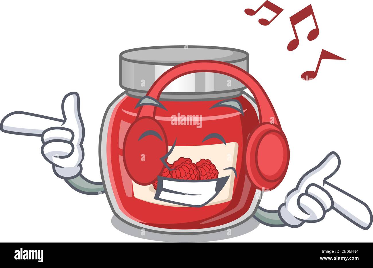 Cartoon raspberry sing hi-res stock photography and images - Alamy