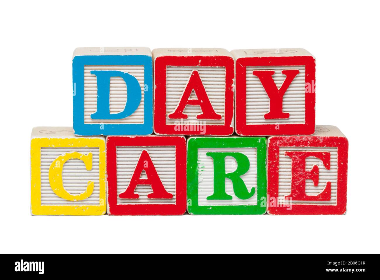 Wooden alphabet blocks isolated on white background Stock Photo - Alamy