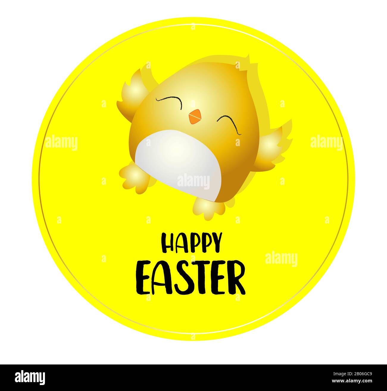 Spring banner bird chicken Cut Out Stock Images & Pictures - Alamy