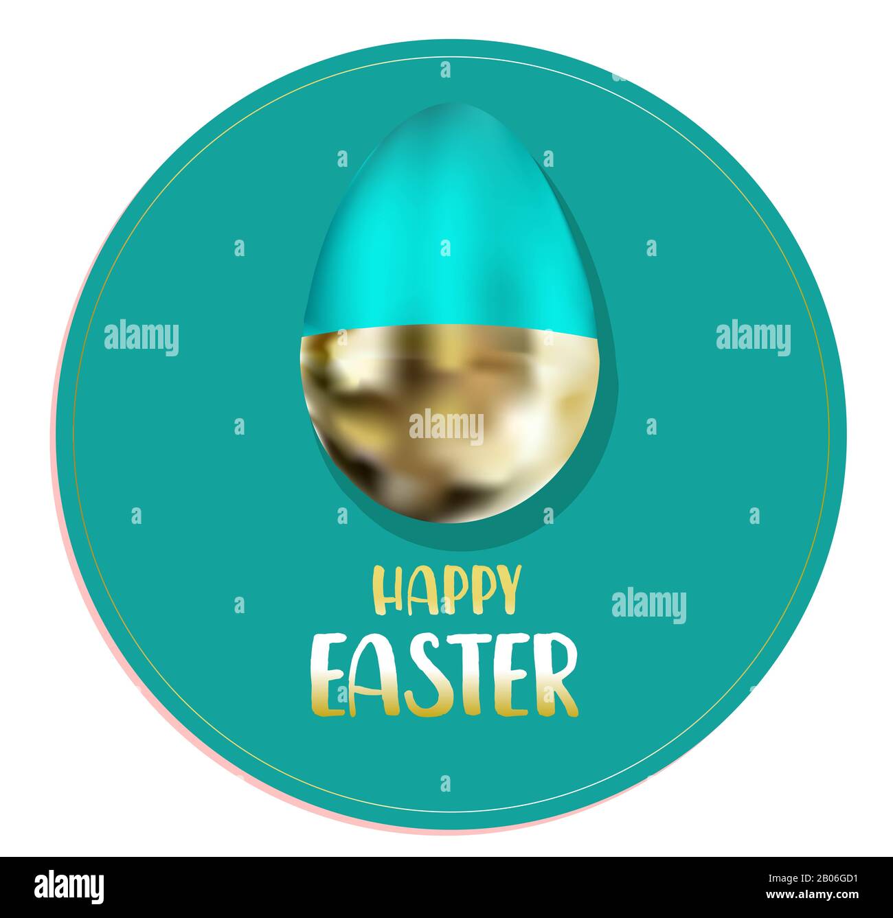 Happy Easter Religious Banner