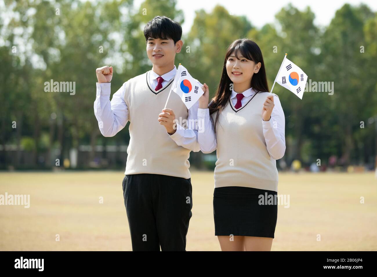 South korean school girl hi-res stock photography and images - Alamy