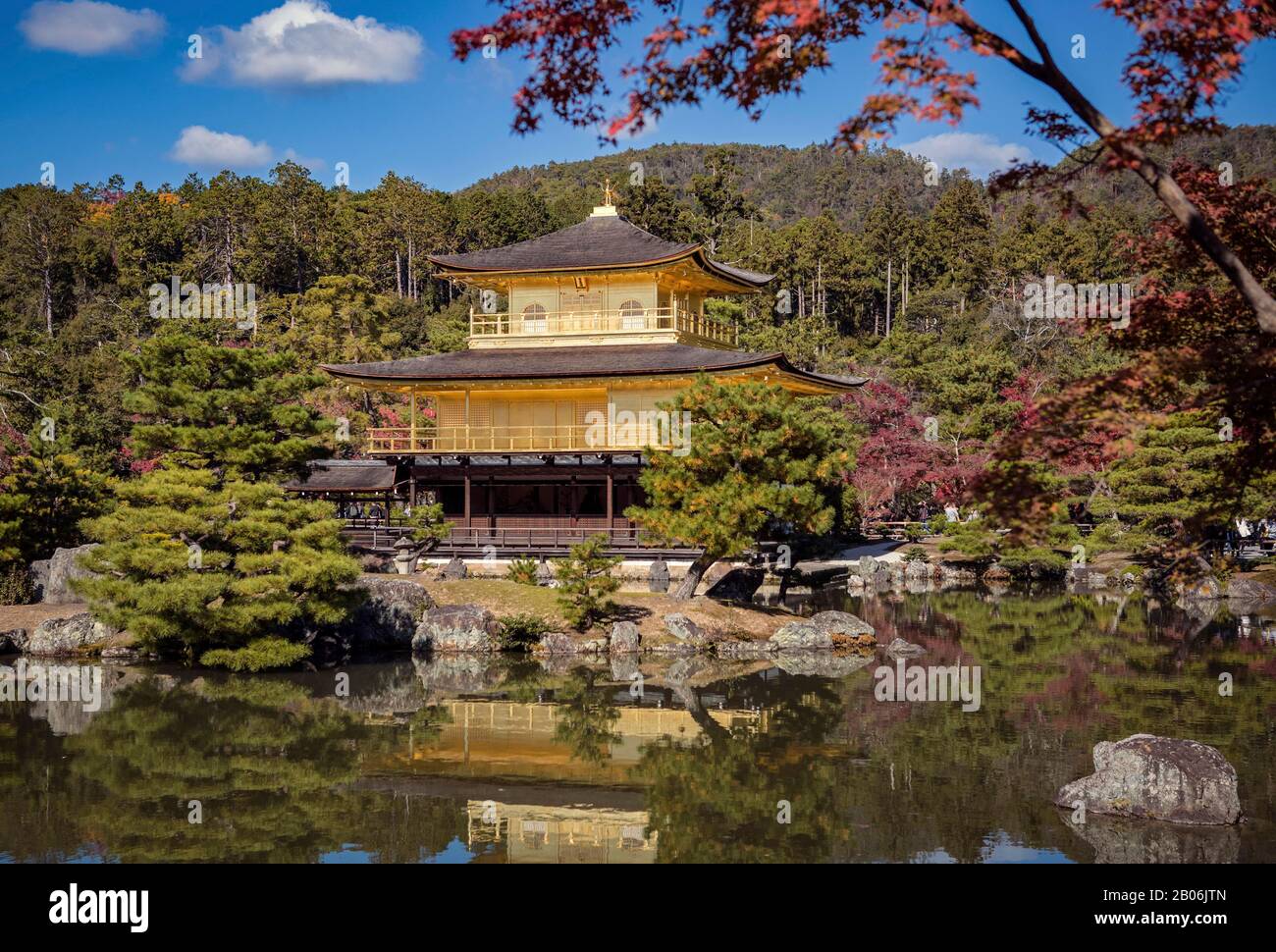 Kinkaku-ji Temple, Golden Pavilion Temple, UNESCO World Heritage Site ...