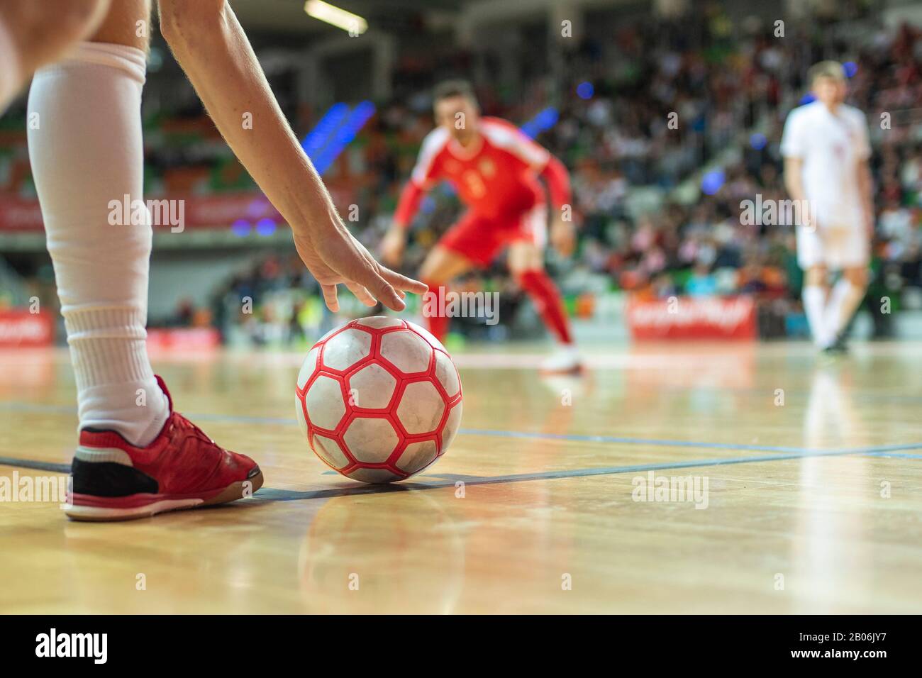 Football ball boot kick boot ball detail hi-res stock photography and ...
