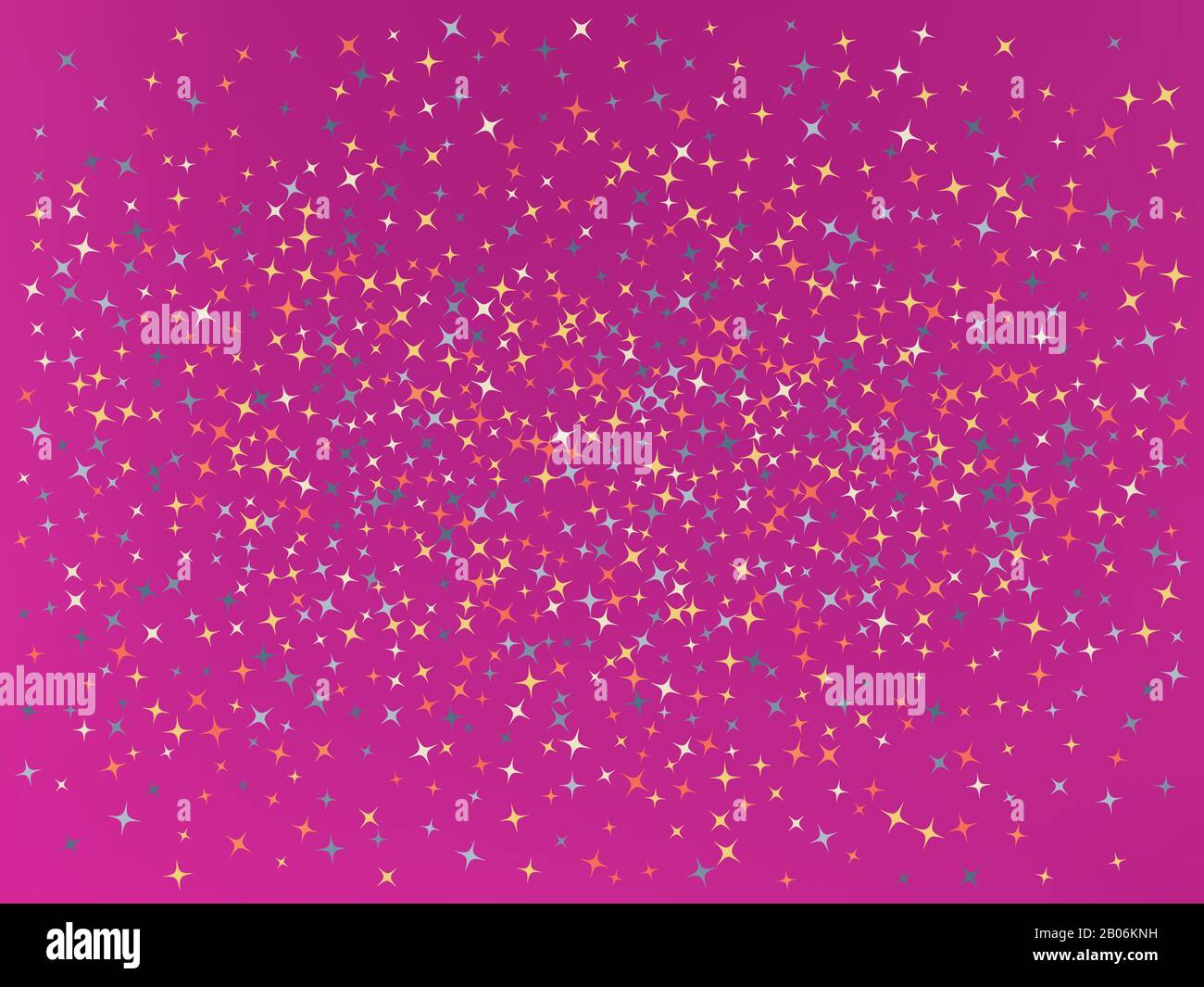 Magenta color background. Stars confetti. Professional colorific ...