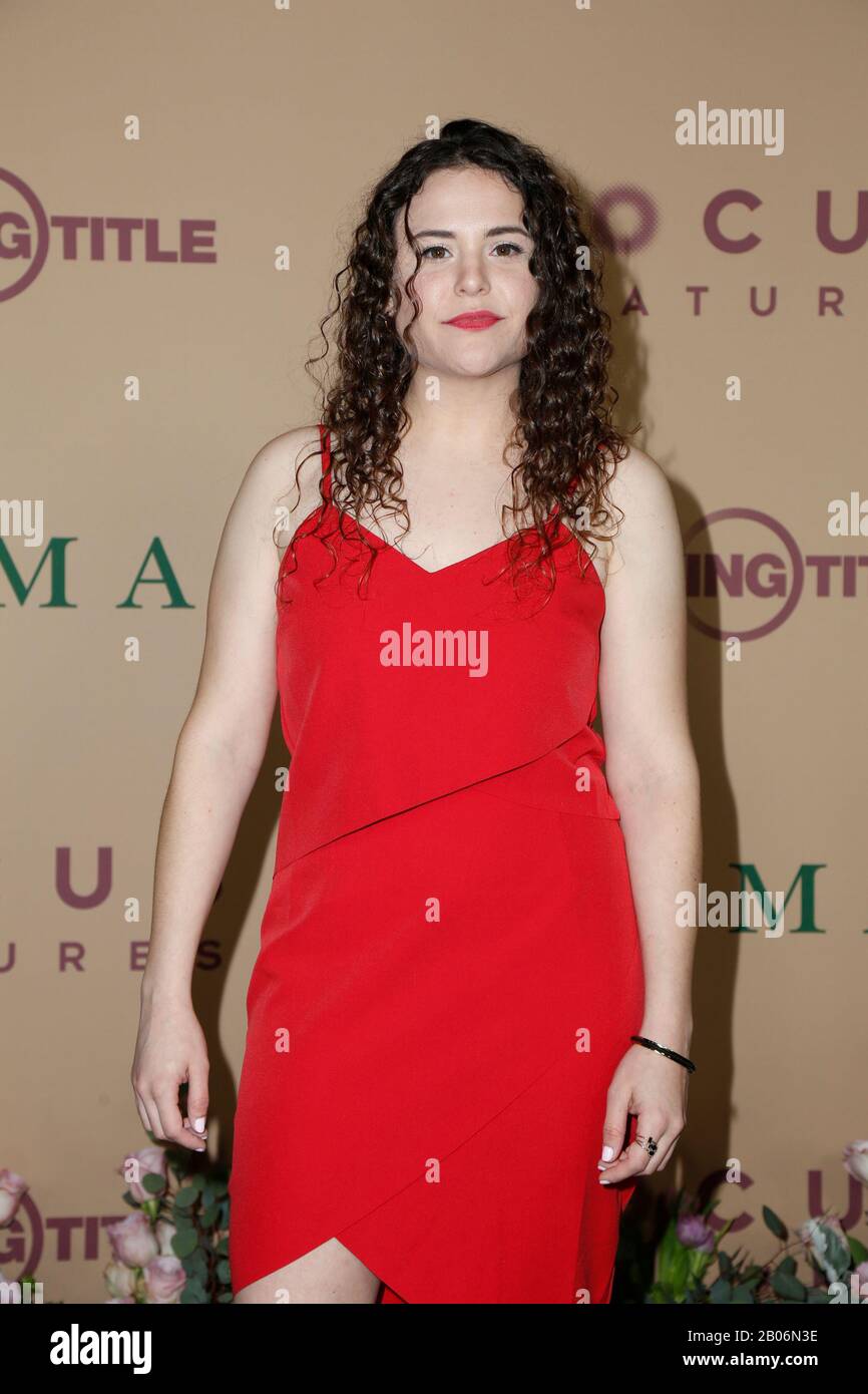 Los Angeles, USA. 18th Feb 2020. Alyx Weiss walking the red carpet at ...