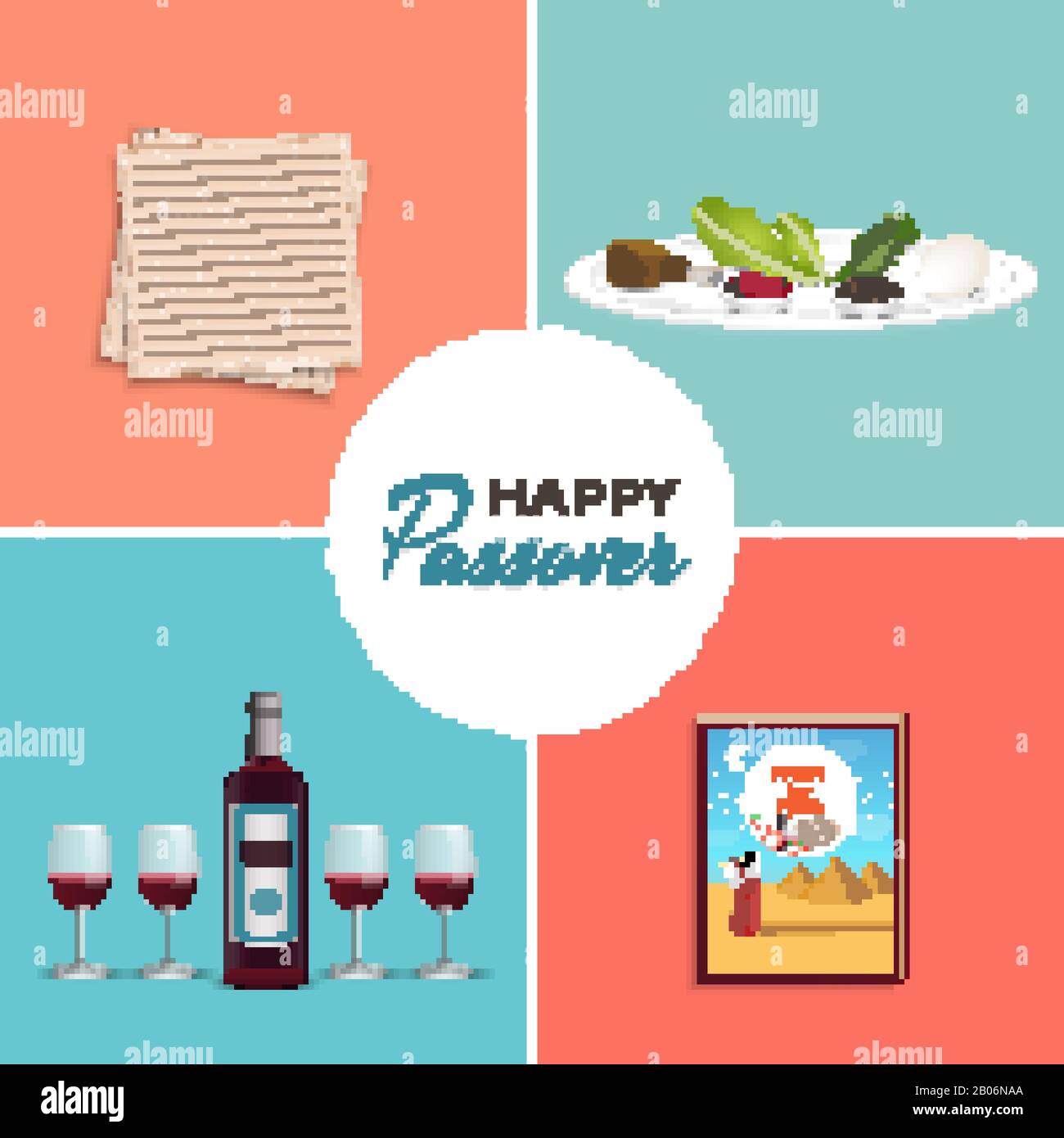 Passover family Stock Vector Images - Alamy