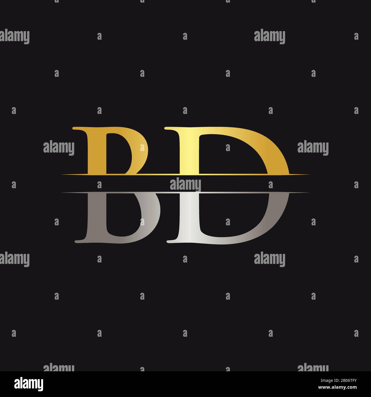 Logo initial bd hi-res stock photography and images - Alamy