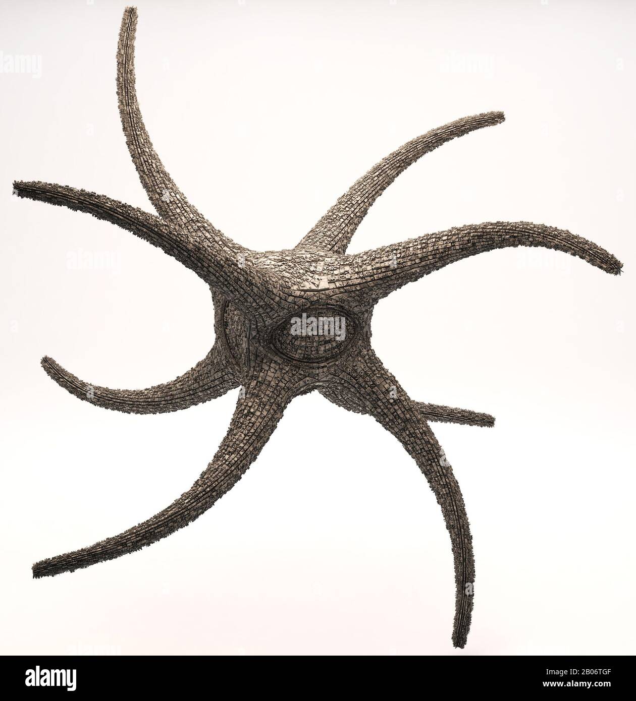 Octopus Space Station 3D Illustration Stock Photo - Alamy