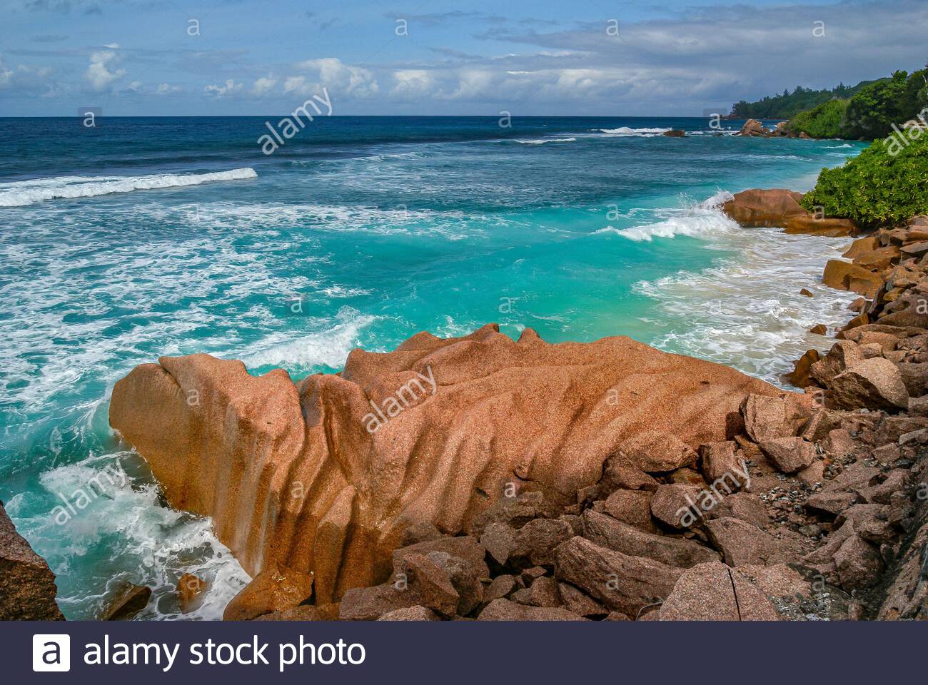 Pink Rocks Seychelles High Resolution Stock Photography and Images - Alamy