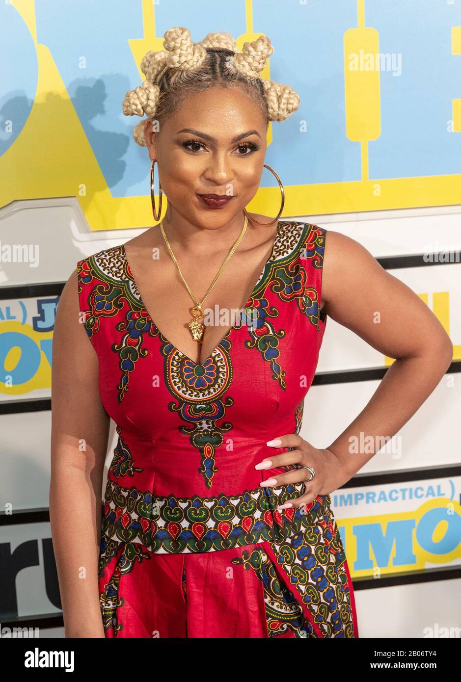 Tashiana Washington attends premiere of Impractical Jokers: The Movie ...