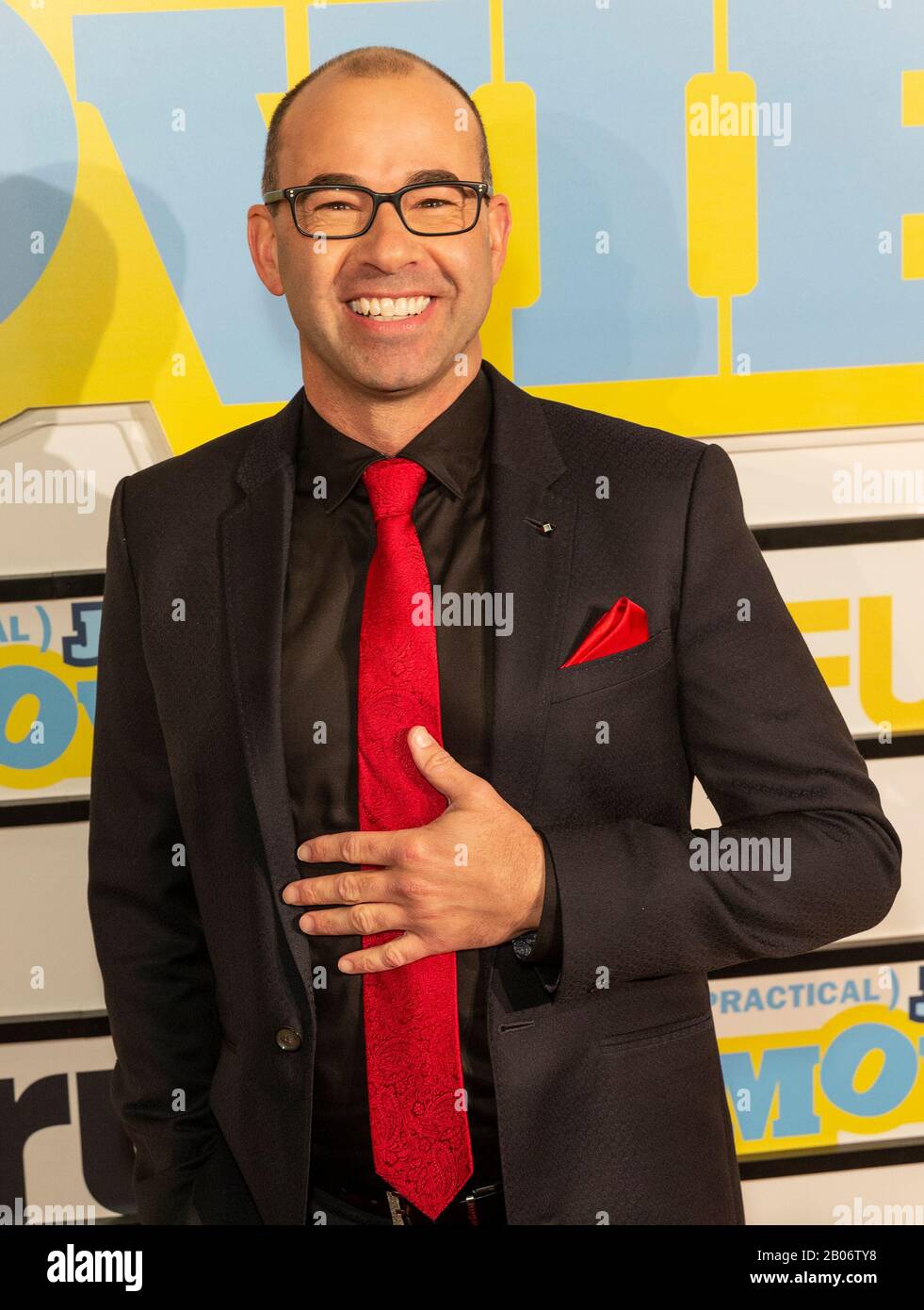 James Murray attends premiere of Impractical Jokers: The Movie at AMC ...