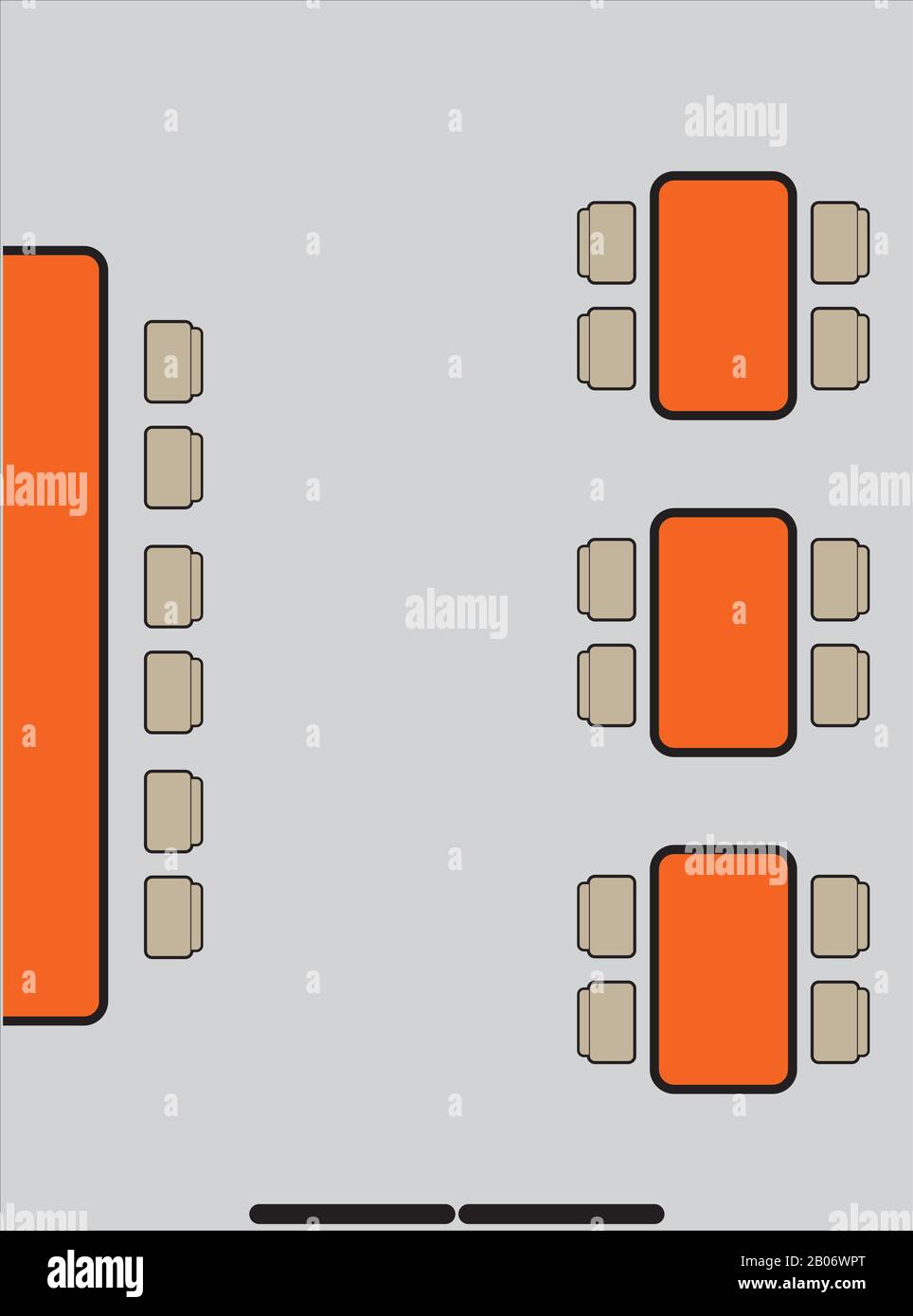 layout map show table in restaurant Vector Stock Vector Image & Art - Alamy