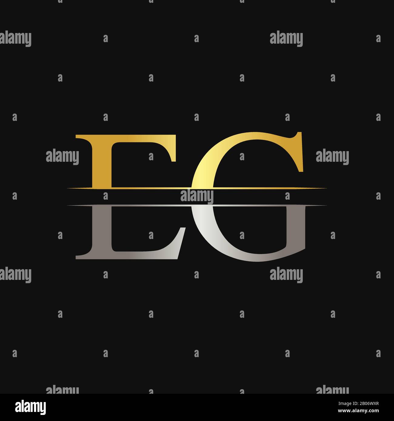 Letter Eg Logo High Resolution Stock Photography and Images - Alamy