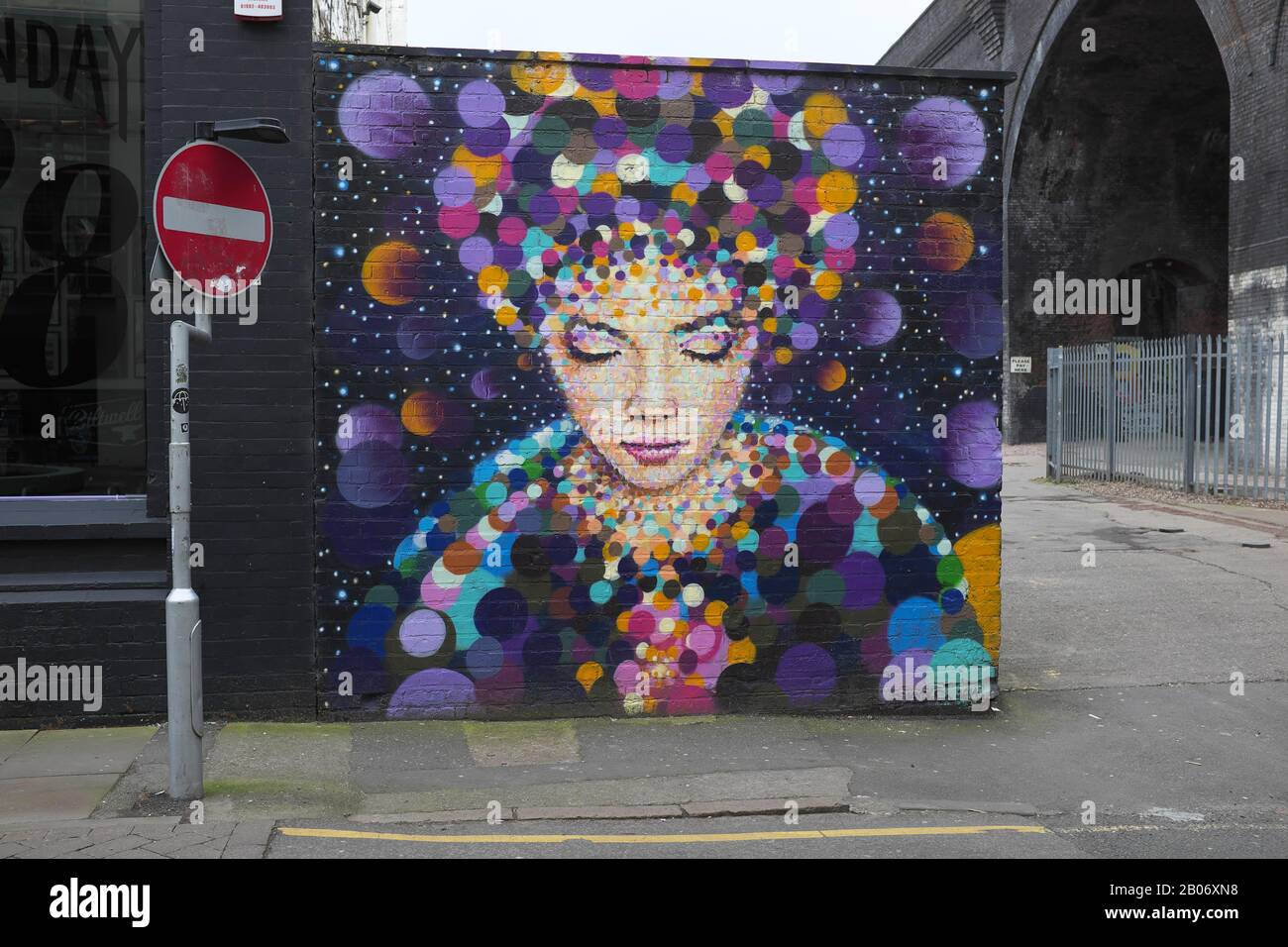 Street Art In Digbeth Birmingham City Centre England UK Stock Photo - Alamy