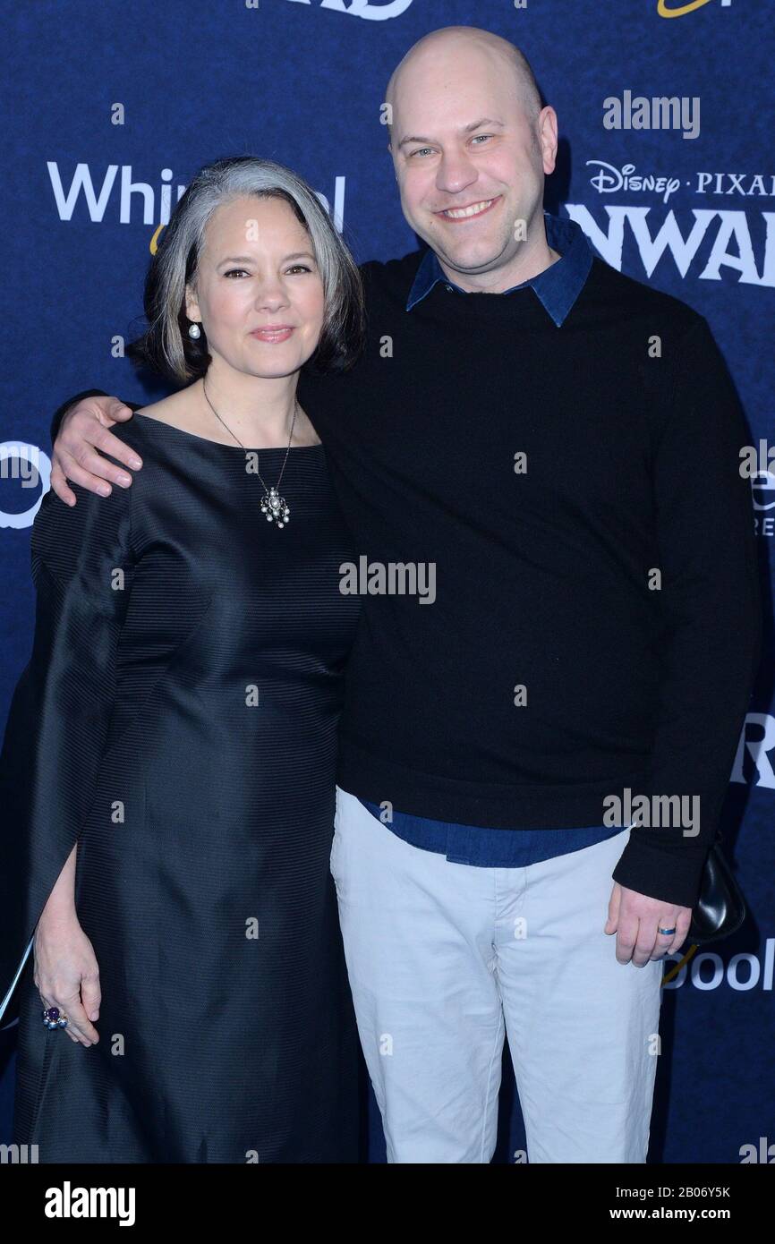 Los Angeles, USA. 18th Feb 2020. Michele Scanlon, Dan Scanlon at ...