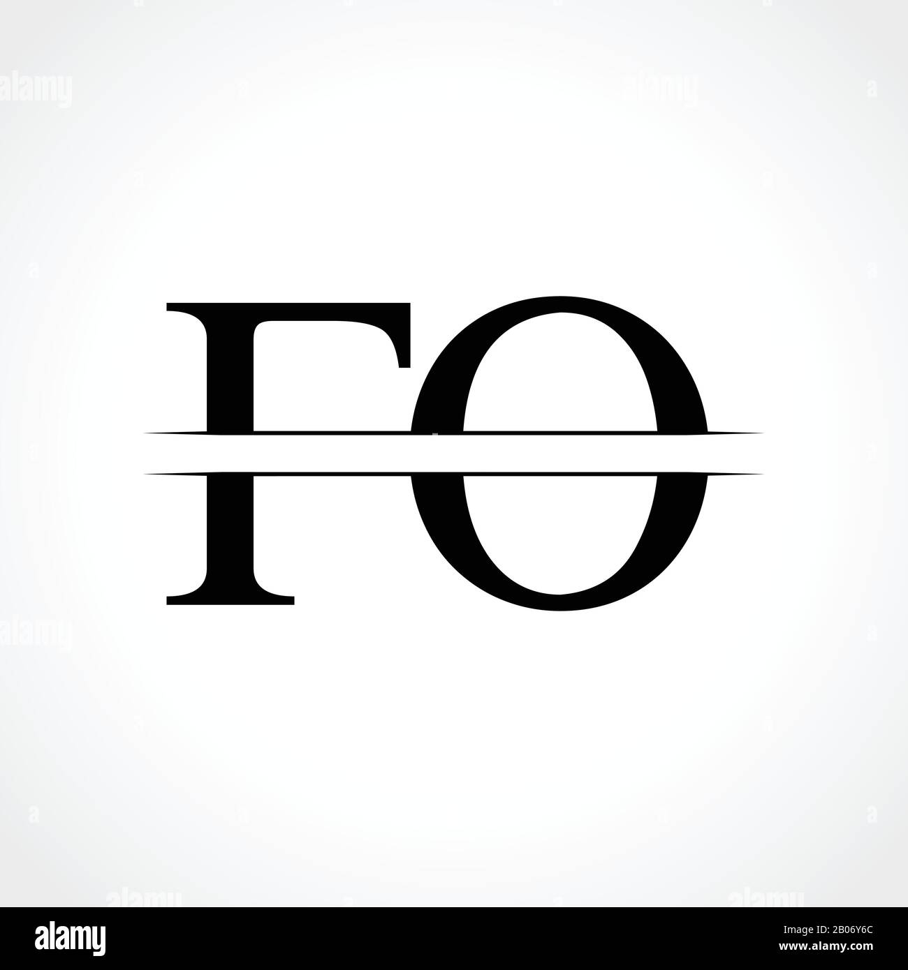 Letter fo logo hi-res stock photography and images - Alamy